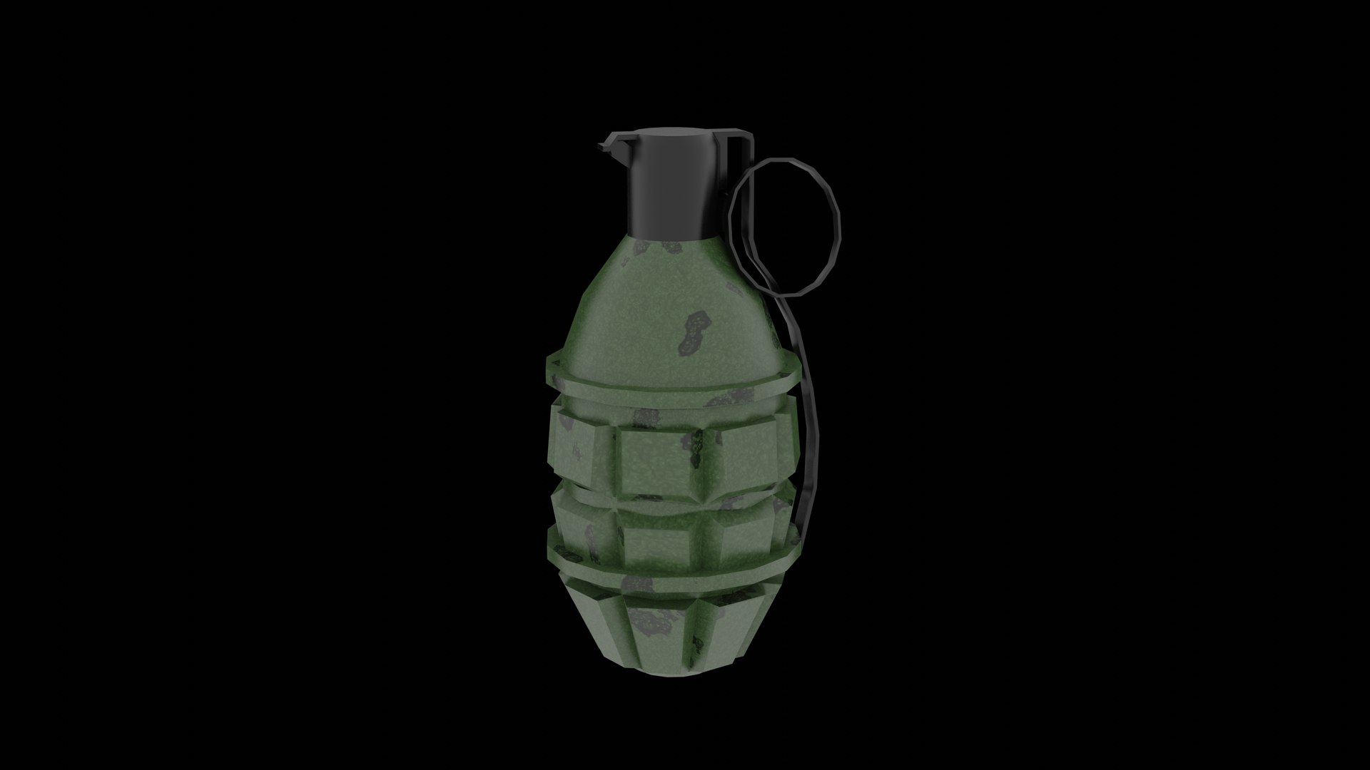 Low-poly Grenade 3D Model - TurboSquid 1495609