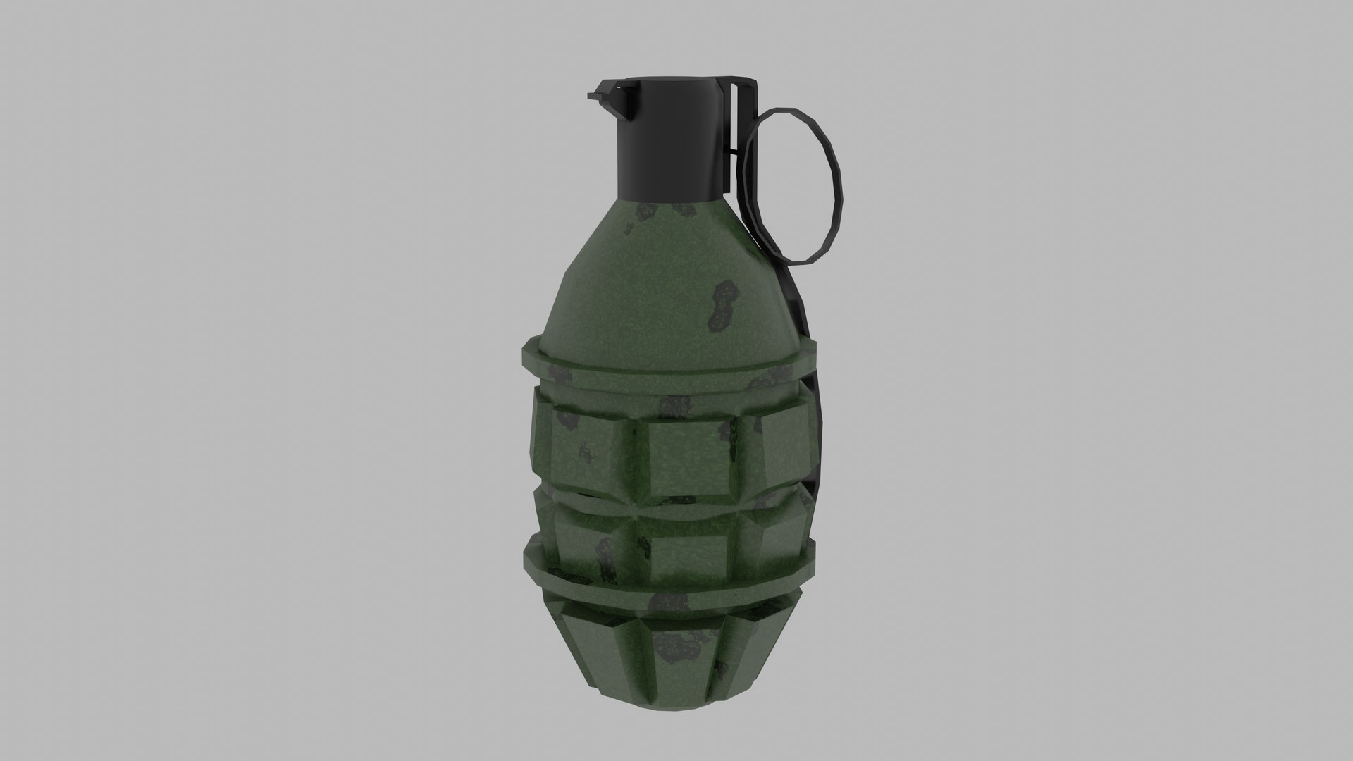 Low-poly Grenade 3D Model - TurboSquid 1495609