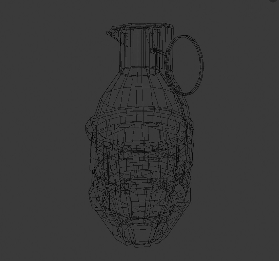 Low-poly Grenade 3D Model - TurboSquid 1495609