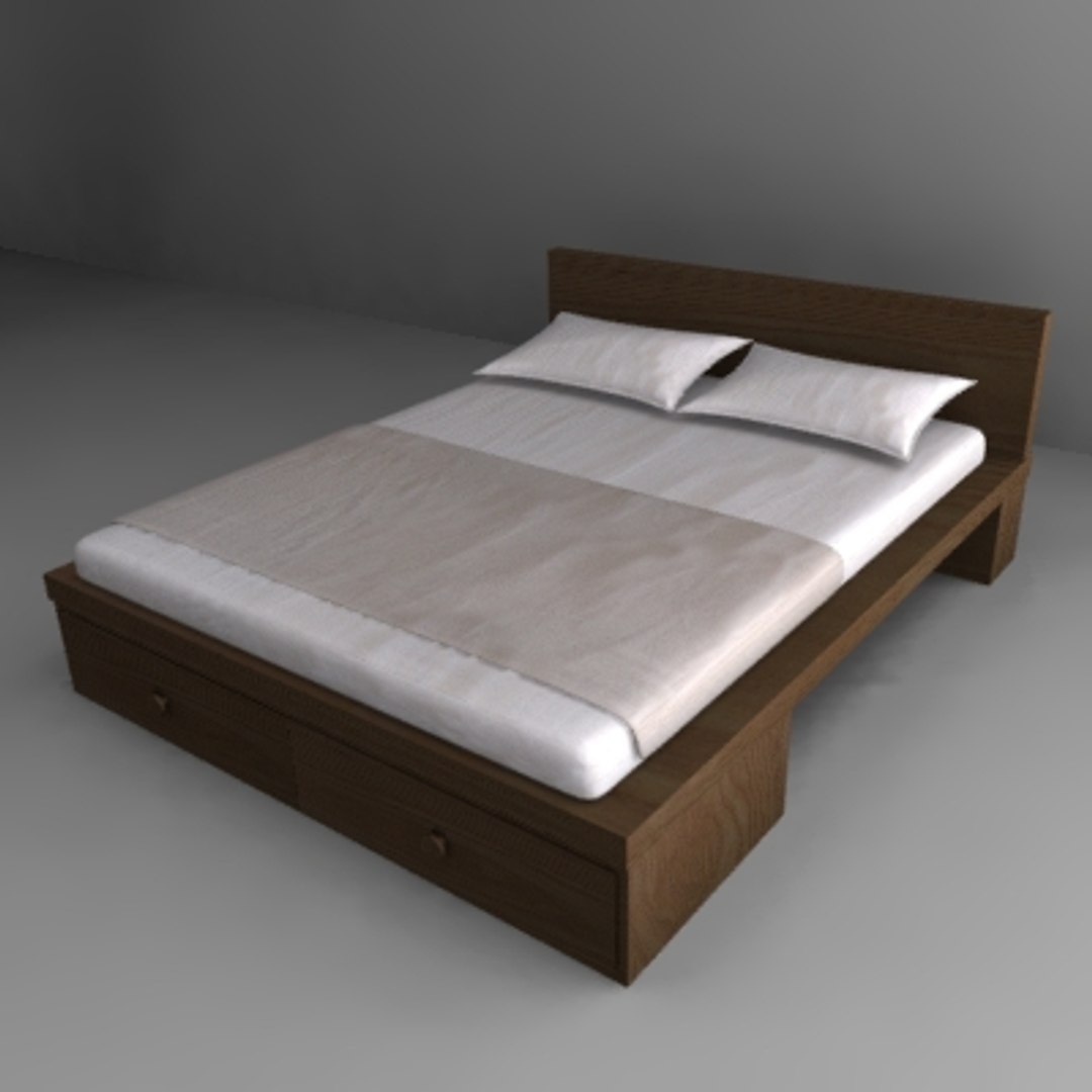 3d Model Of Bed