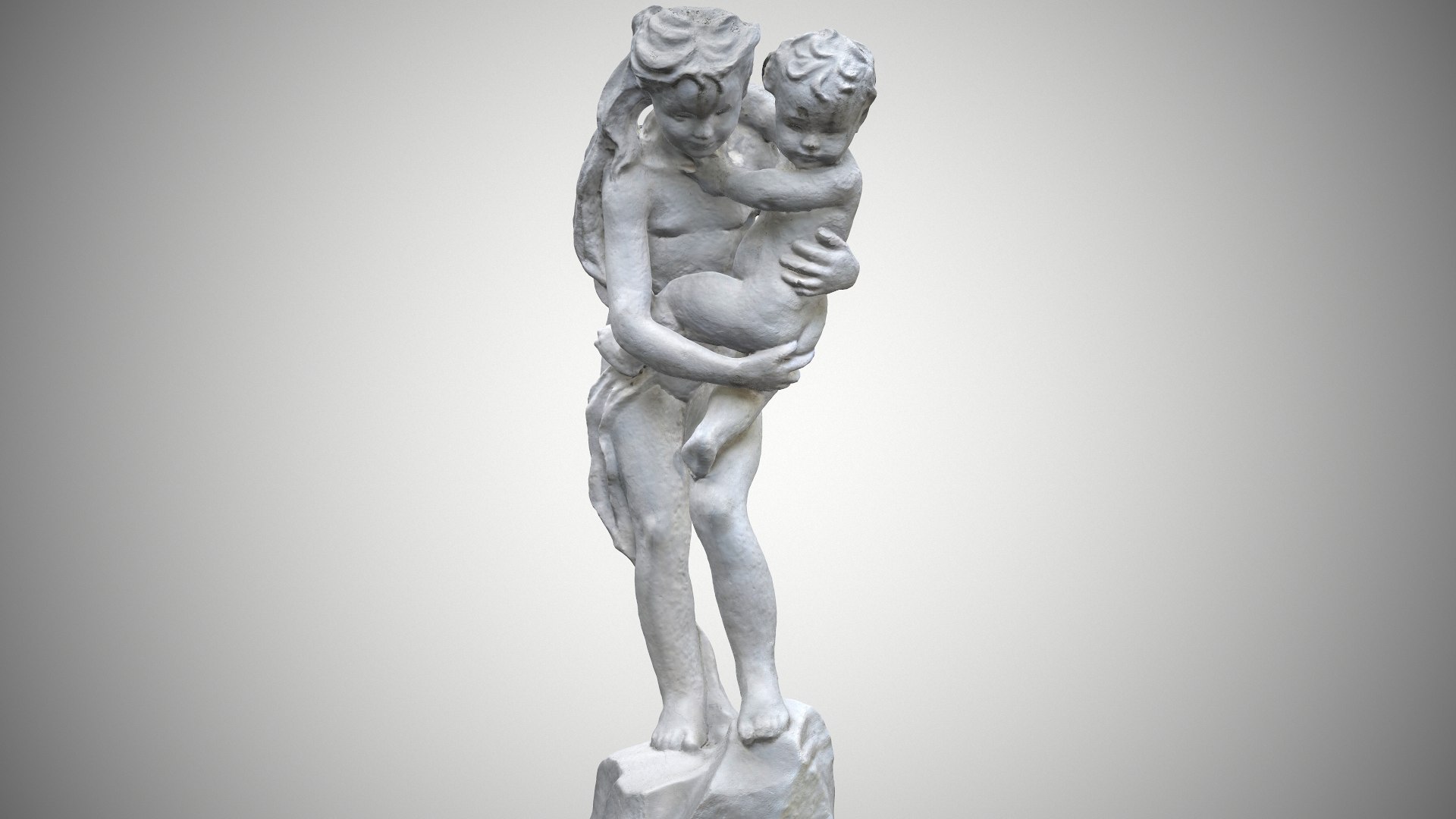 Statue Girl Child Model - TurboSquid 1672717