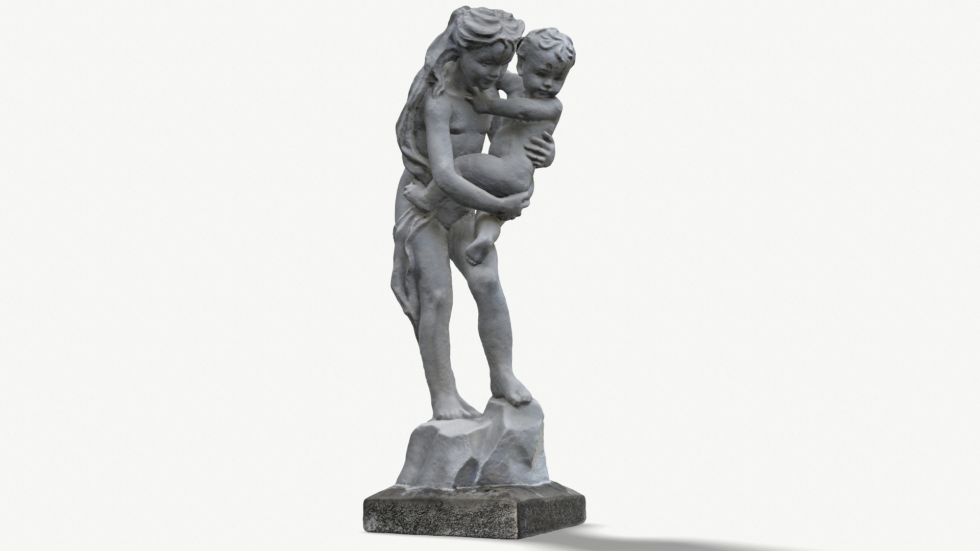 Statue Girl Child Model - TurboSquid 1672717