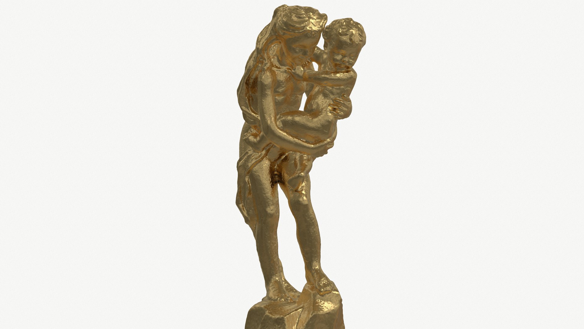 Statue Girl Child Model - TurboSquid 1672717