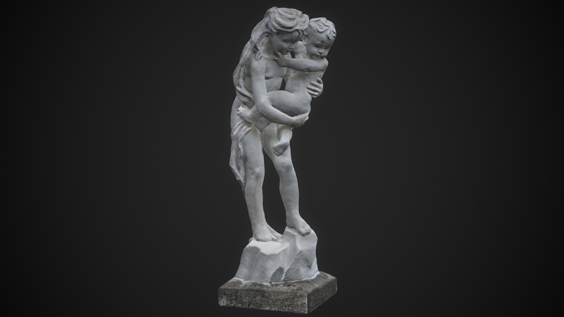 Statue Girl Child Model - TurboSquid 1672717