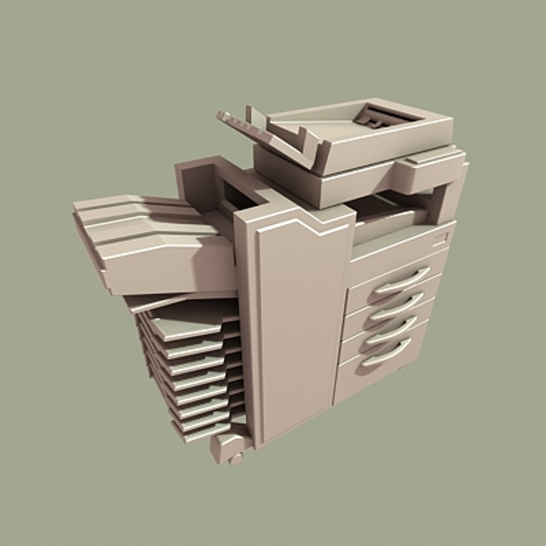 Photocopy Machine 3d Model