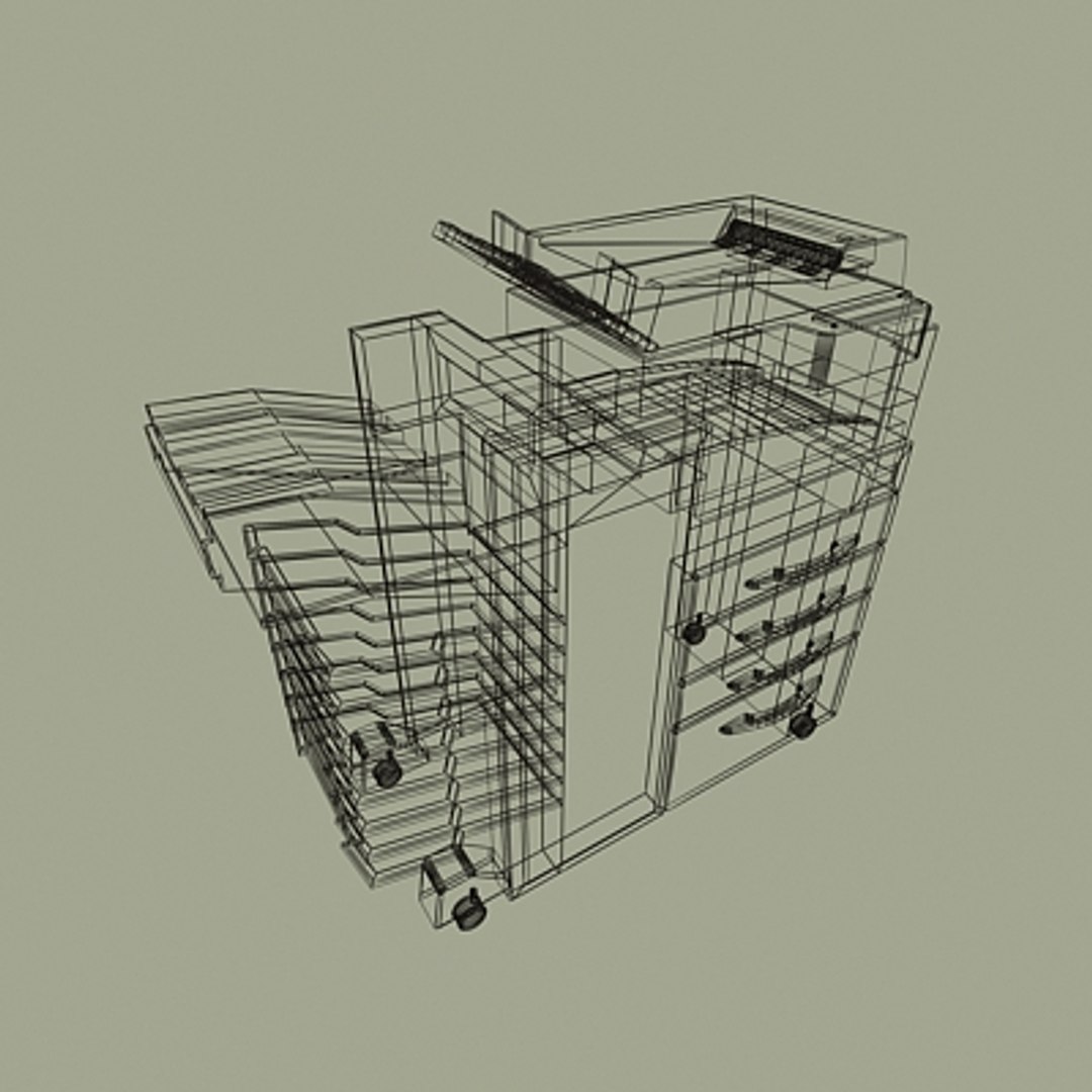 Photocopy Machine 3d Model