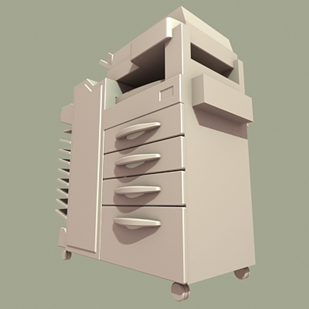 Photocopy Machine 3d Model