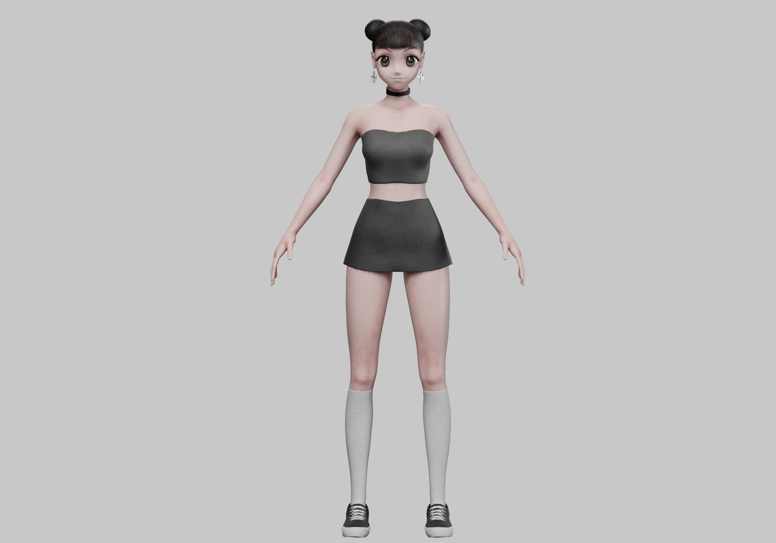 3D Model Cool Cute Girl V24571 - TurboSquid 2269213