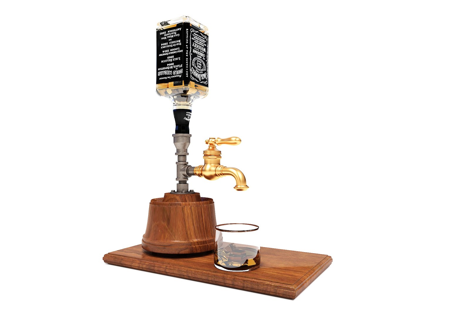 Liquor Dispenser LD01 Model - TurboSquid 2517790