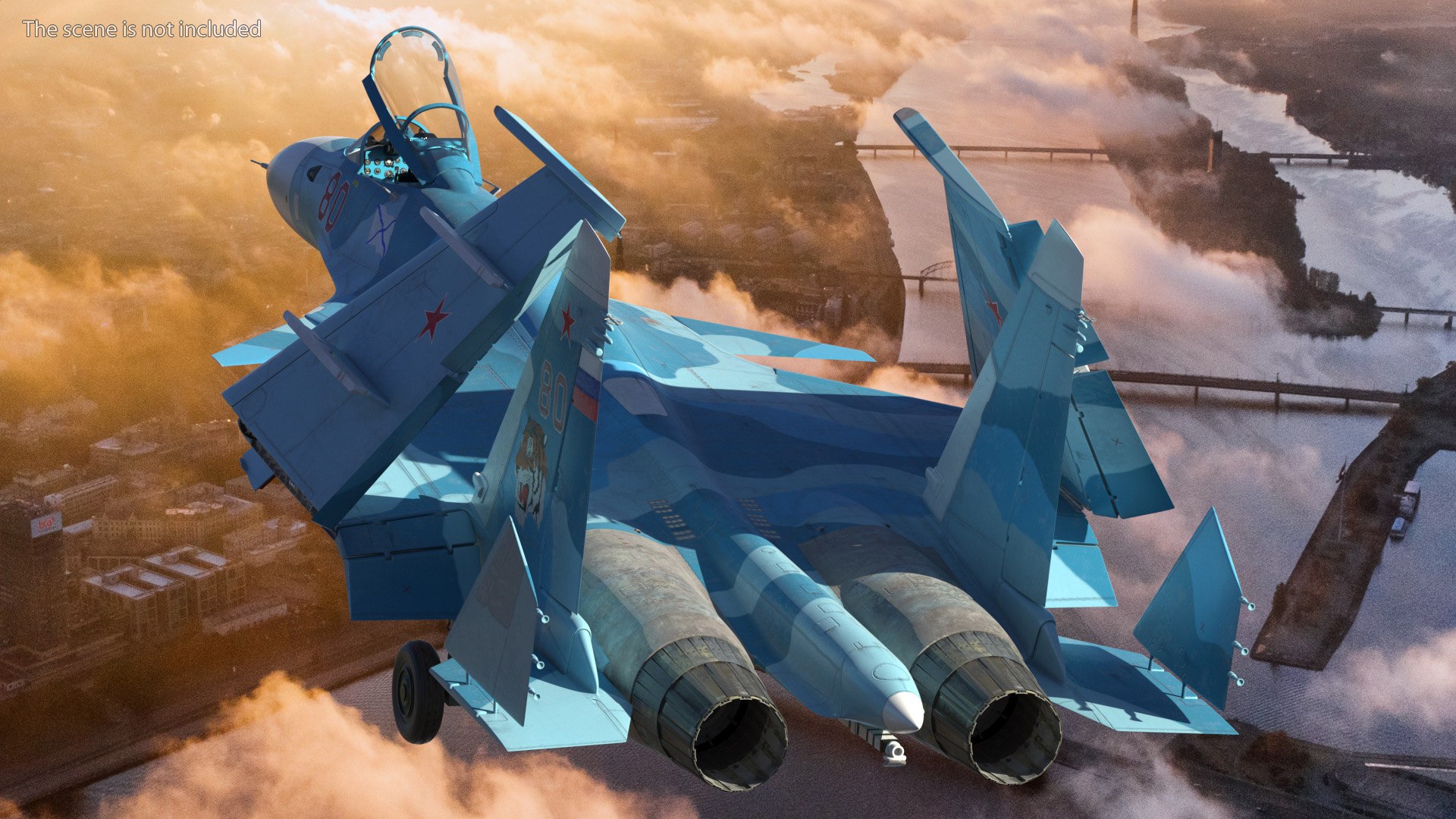 3D SU 33 Folded Wings - TurboSquid 1999800