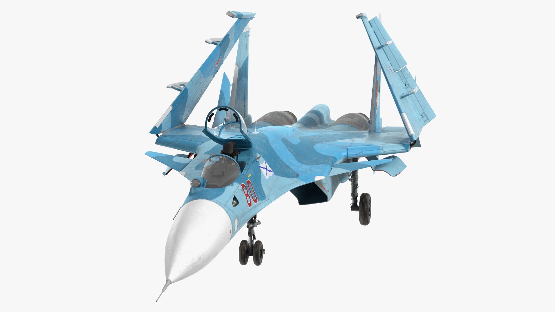 3D SU 33 Folded Wings - TurboSquid 1999800