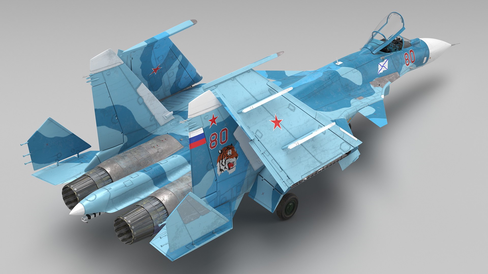 3D SU 33 Folded Wings - TurboSquid 1999800