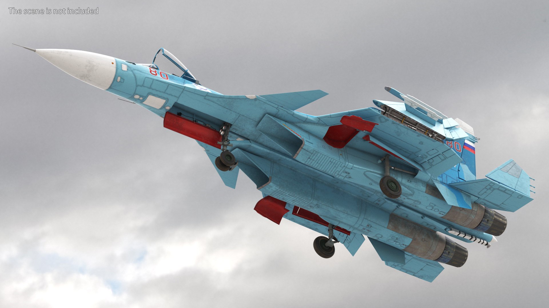 3D SU 33 Folded Wings - TurboSquid 1999800