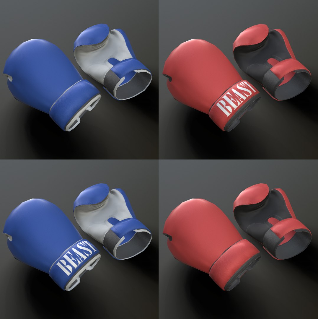 Boxing Gloves 3D Model | 1144878 | TurboSquid