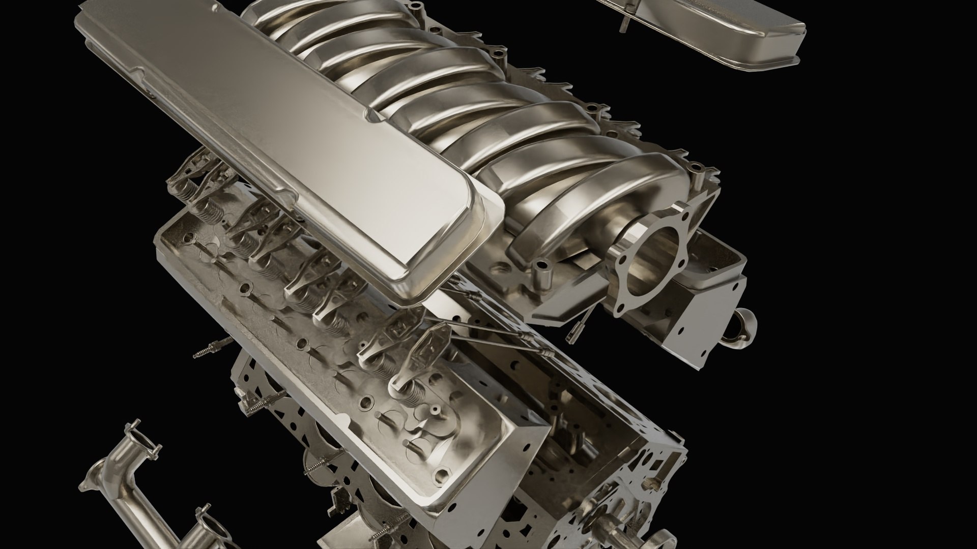 Disassembled-v8-engine-block 3D - TurboSquid 2082474