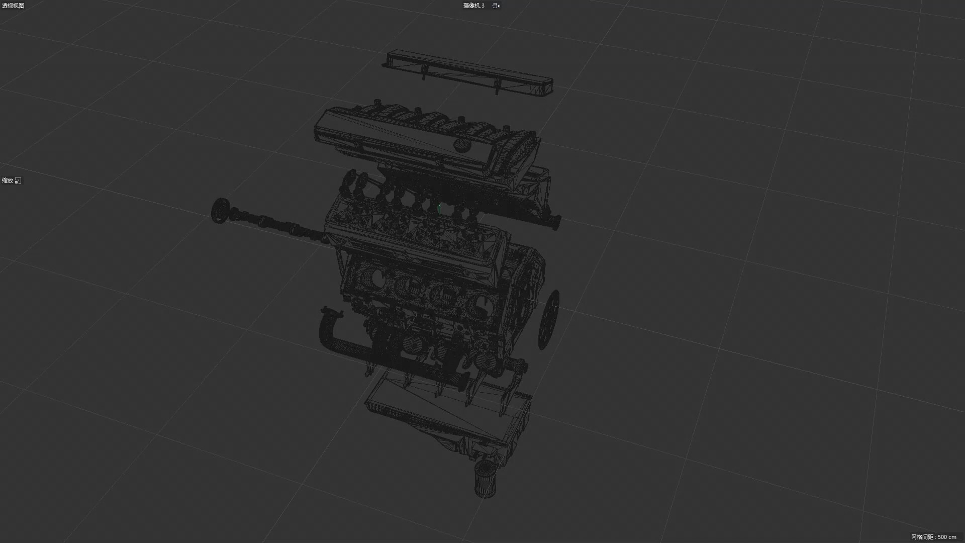 Disassembled-v8-engine-block 3D - TurboSquid 2082474