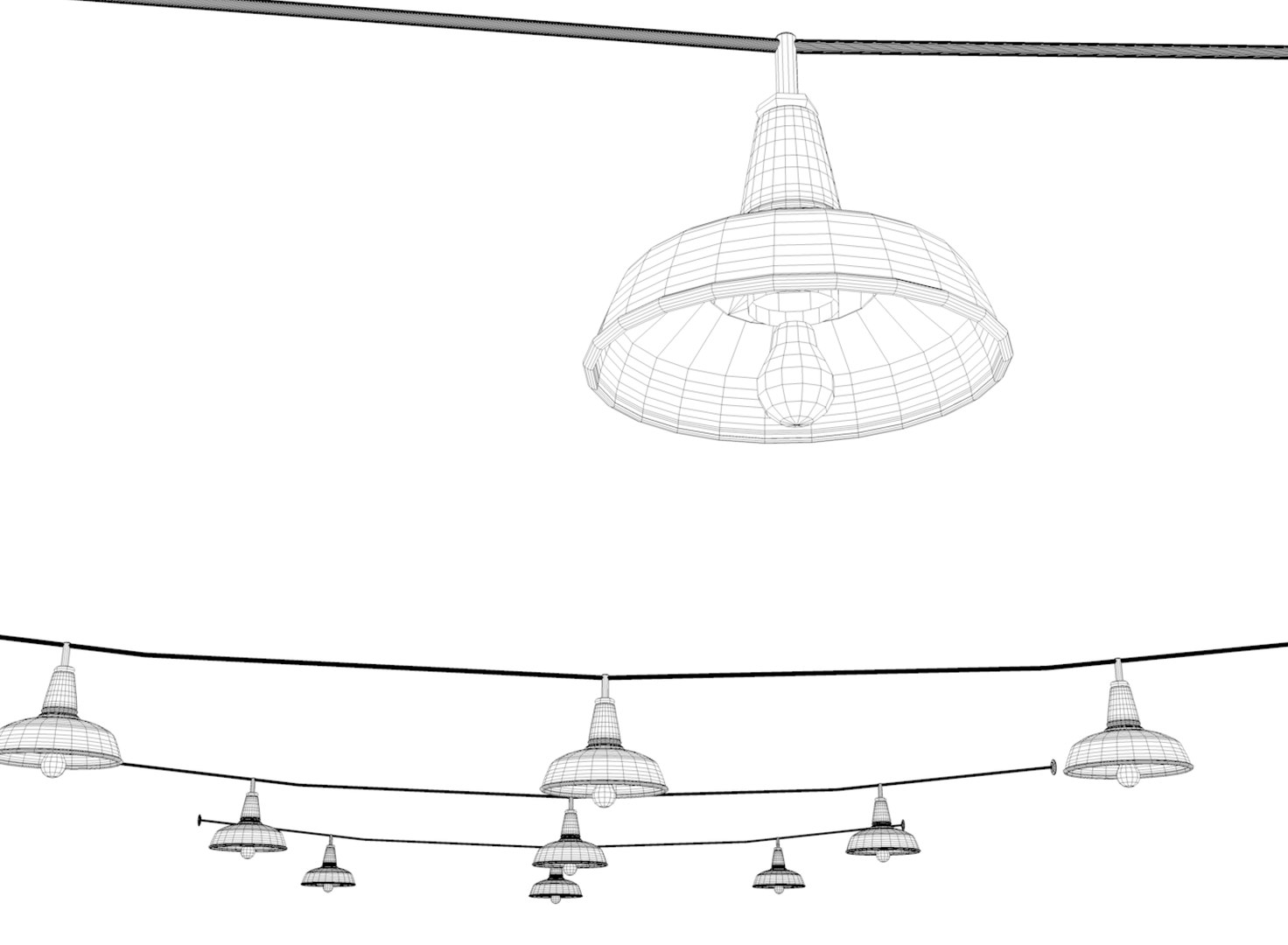 String Lights 3D - TurboSquid 1398943