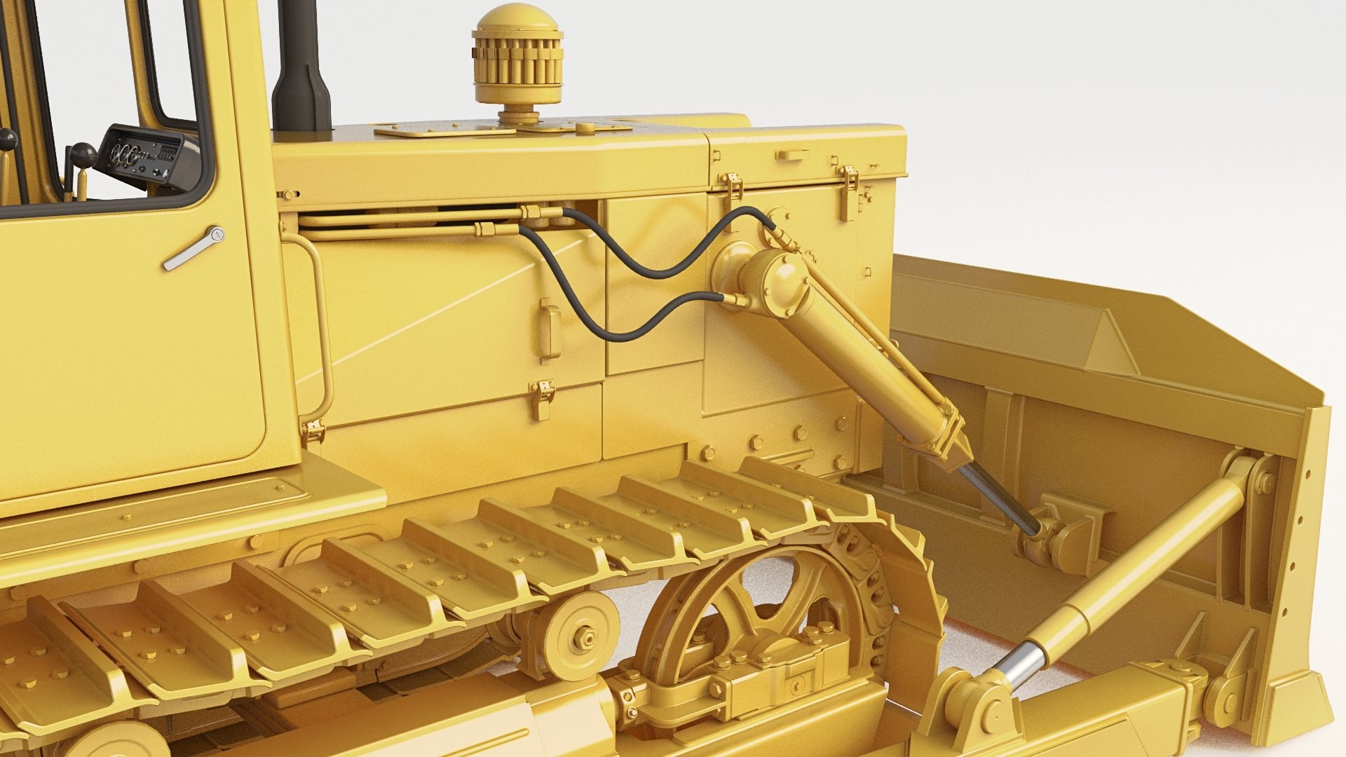 3D Bulldozer Staliniec T130 - TurboSquid 1529252