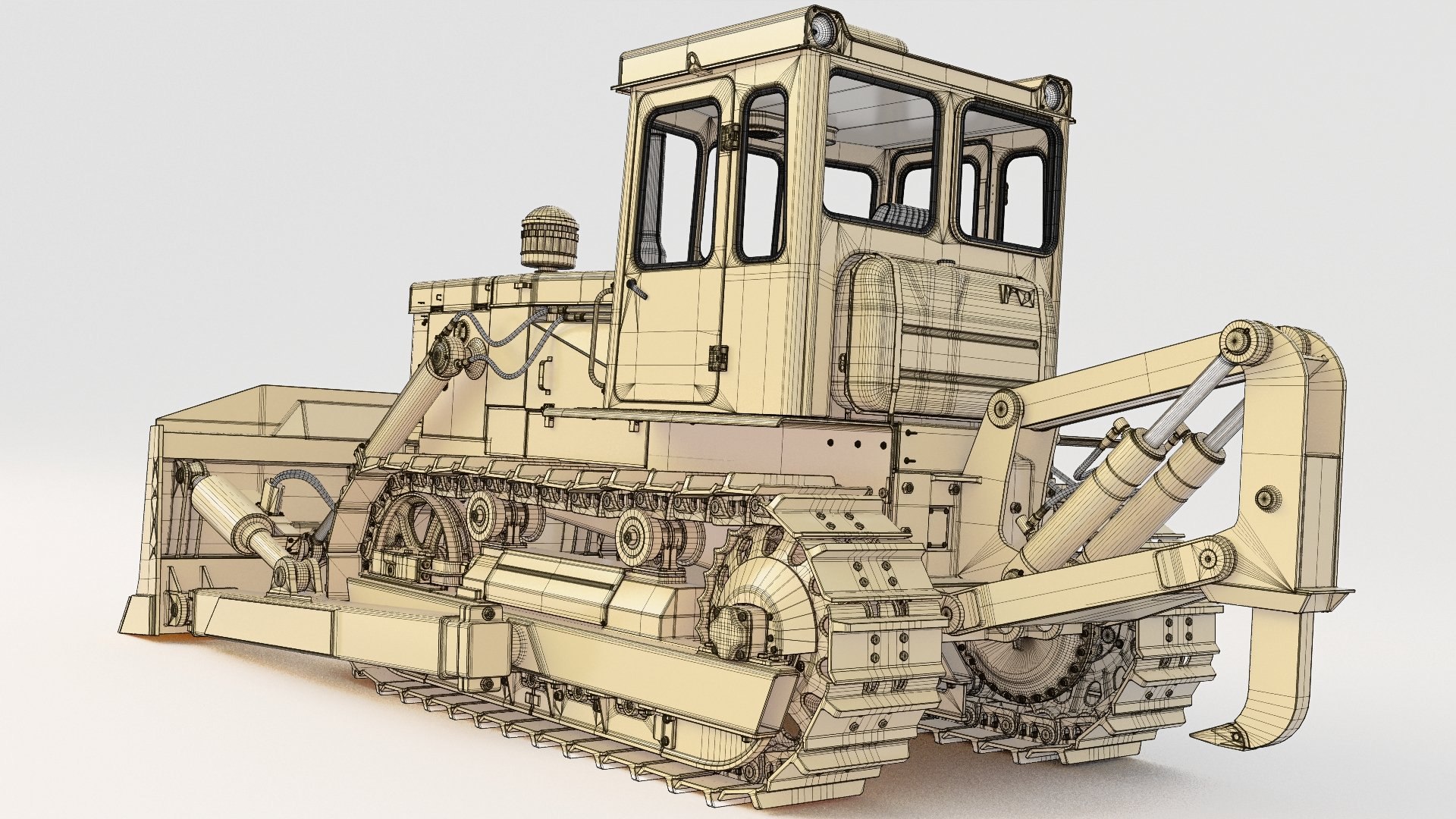 3D Bulldozer Staliniec T130 - TurboSquid 1529252