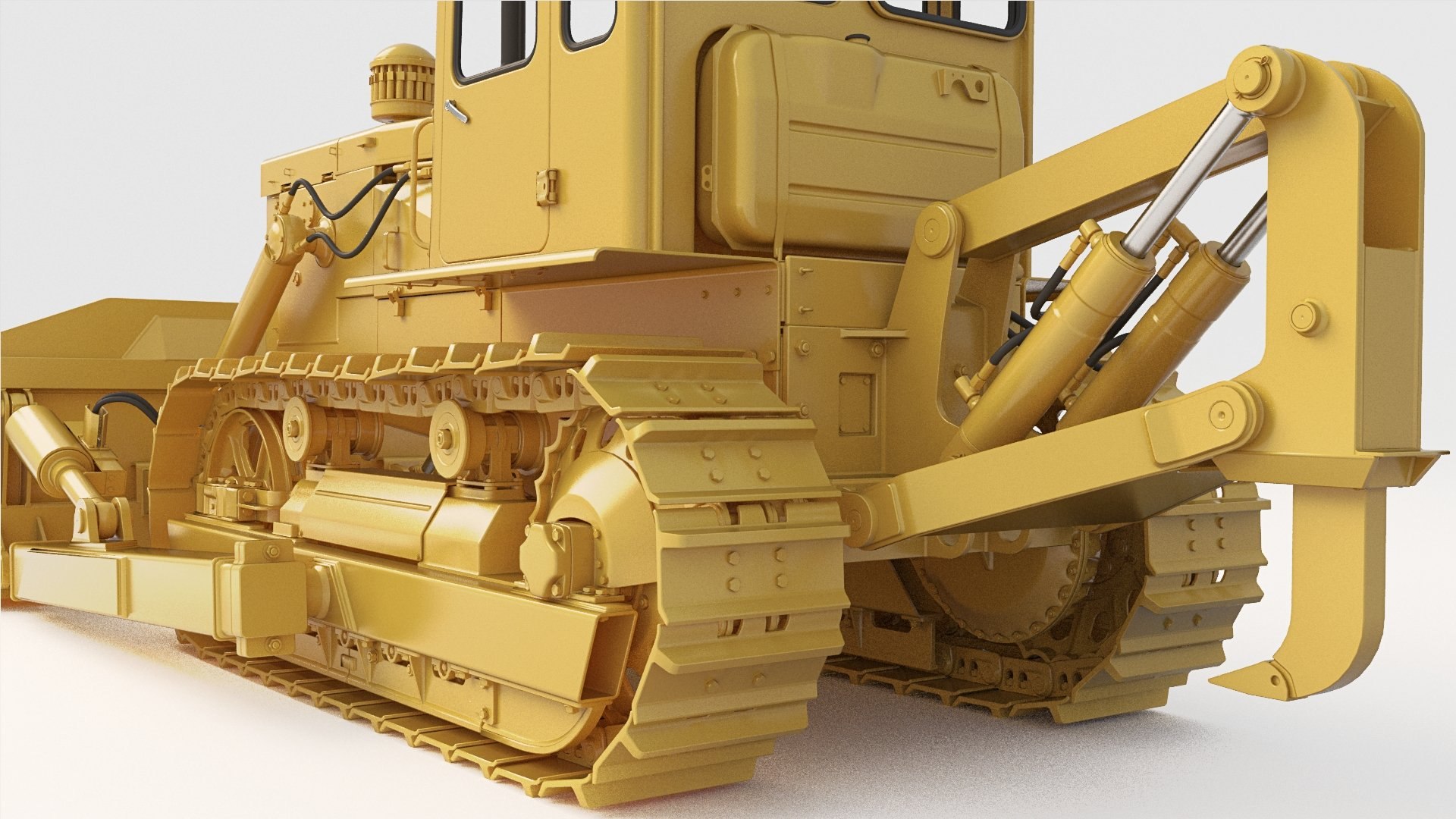 3D Bulldozer Staliniec T130 - TurboSquid 1529252