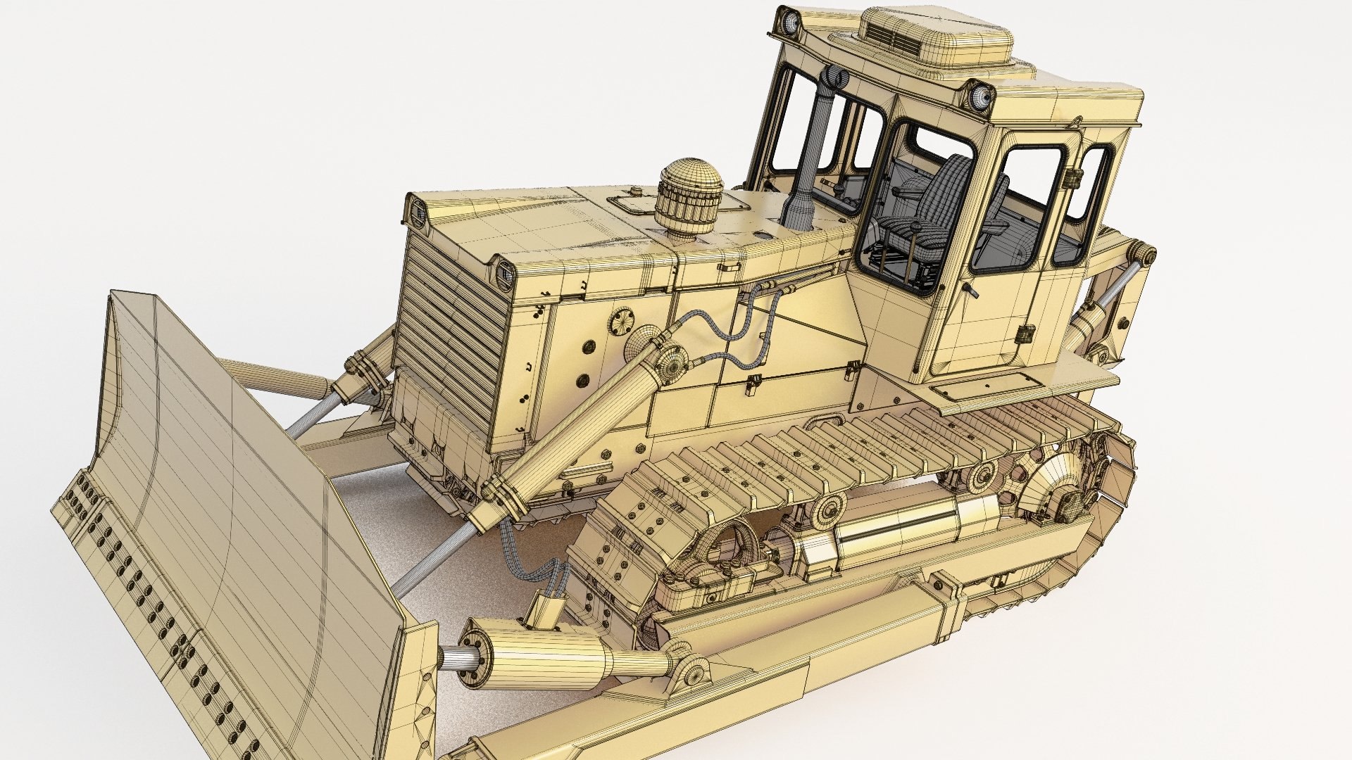 3D Bulldozer Staliniec T130 - TurboSquid 1529252