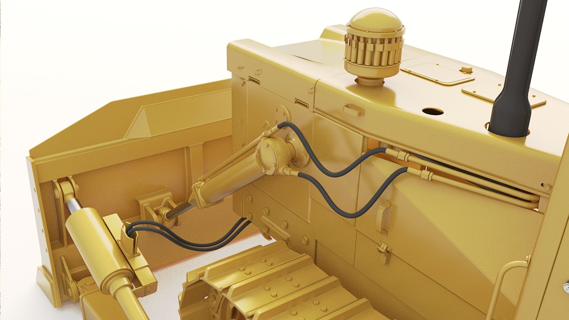 3D Bulldozer Staliniec T130 - TurboSquid 1529252