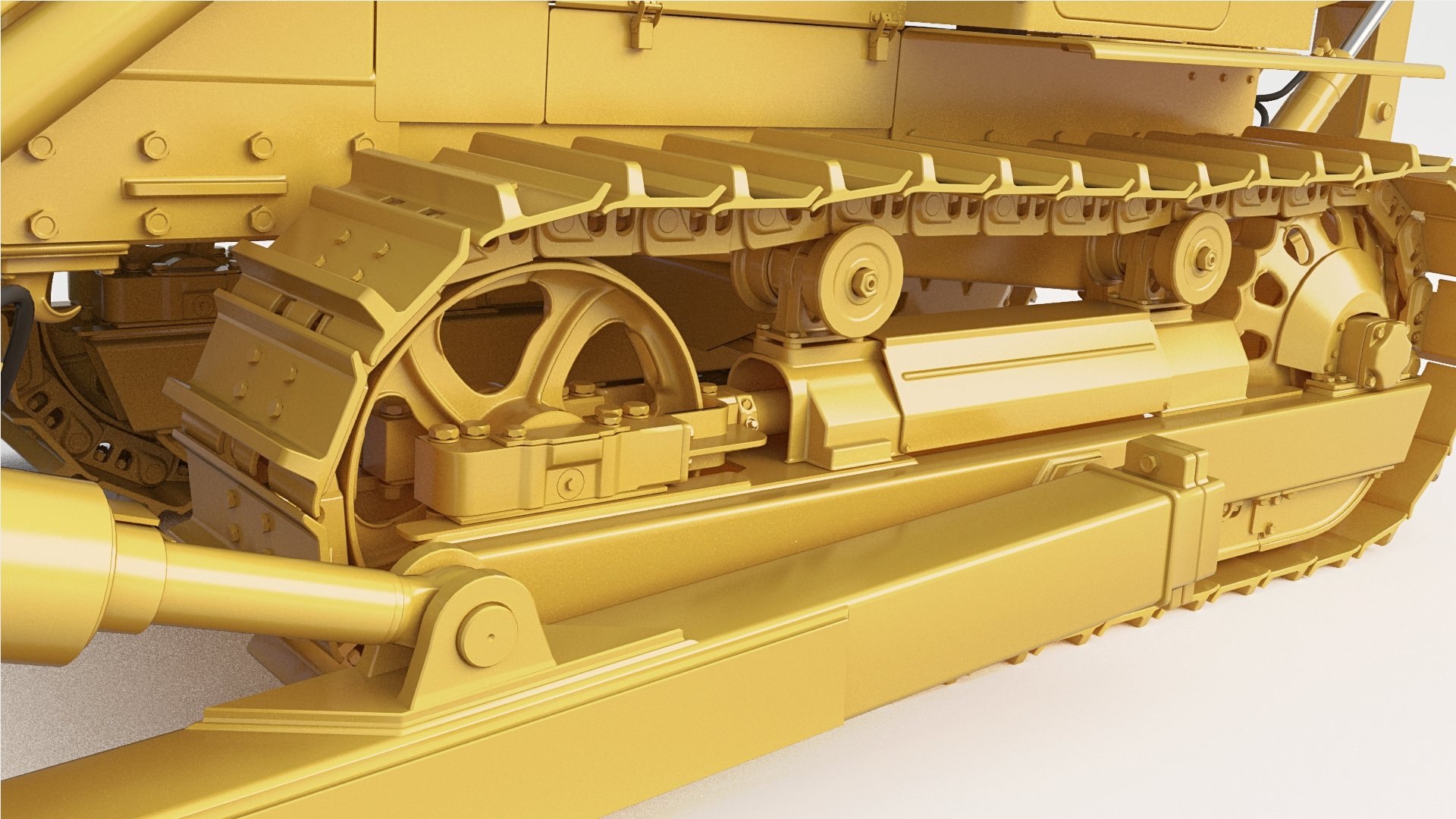 3D Bulldozer Staliniec T130 - TurboSquid 1529252