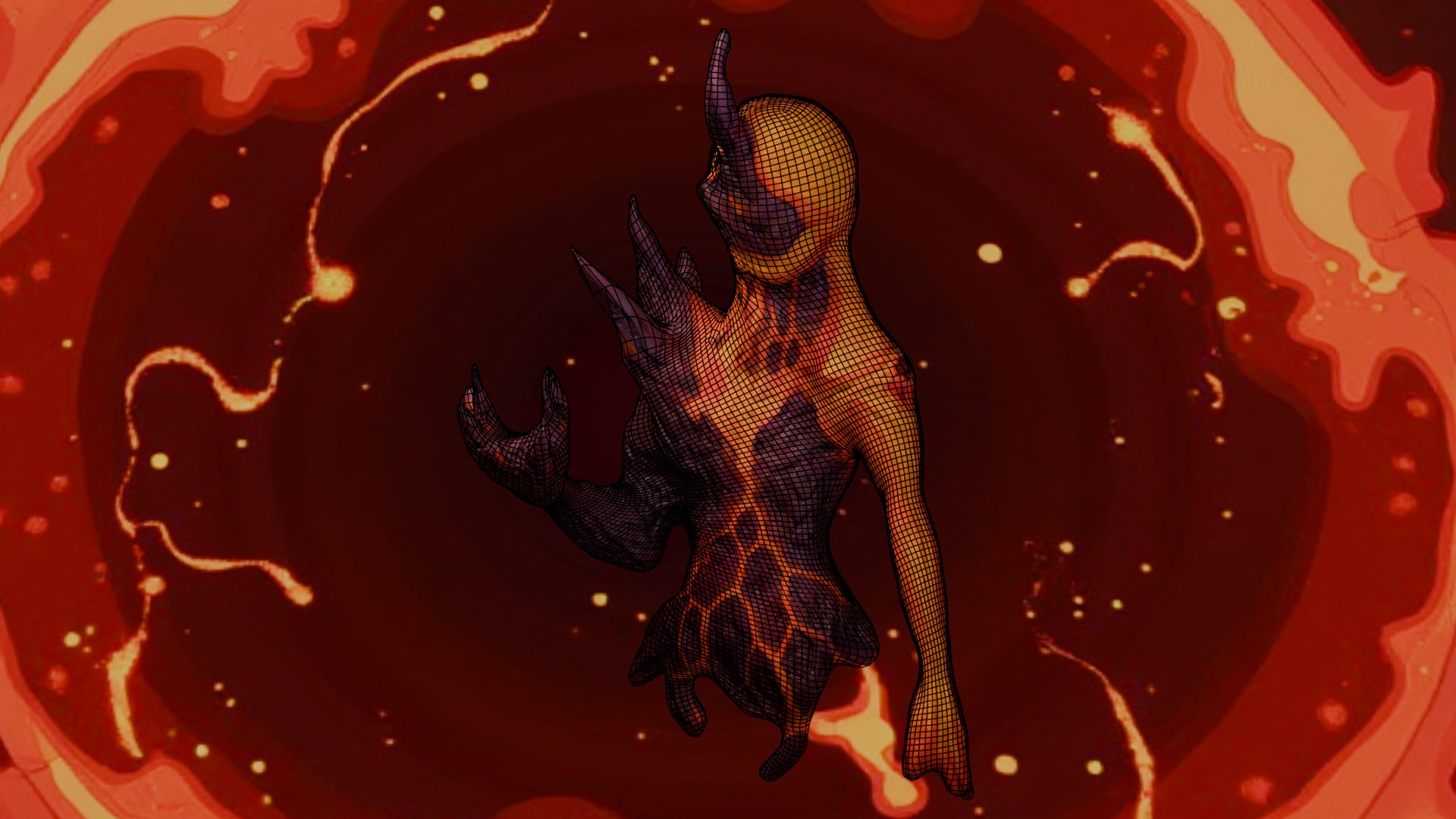 3D Model Infernal Guardian The Magma Behemoth Low-poly 3D Model ...