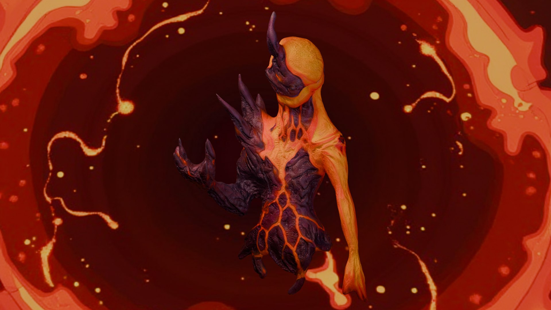 3D Model Infernal Guardian The Magma Behemoth Low-poly 3D Model ...