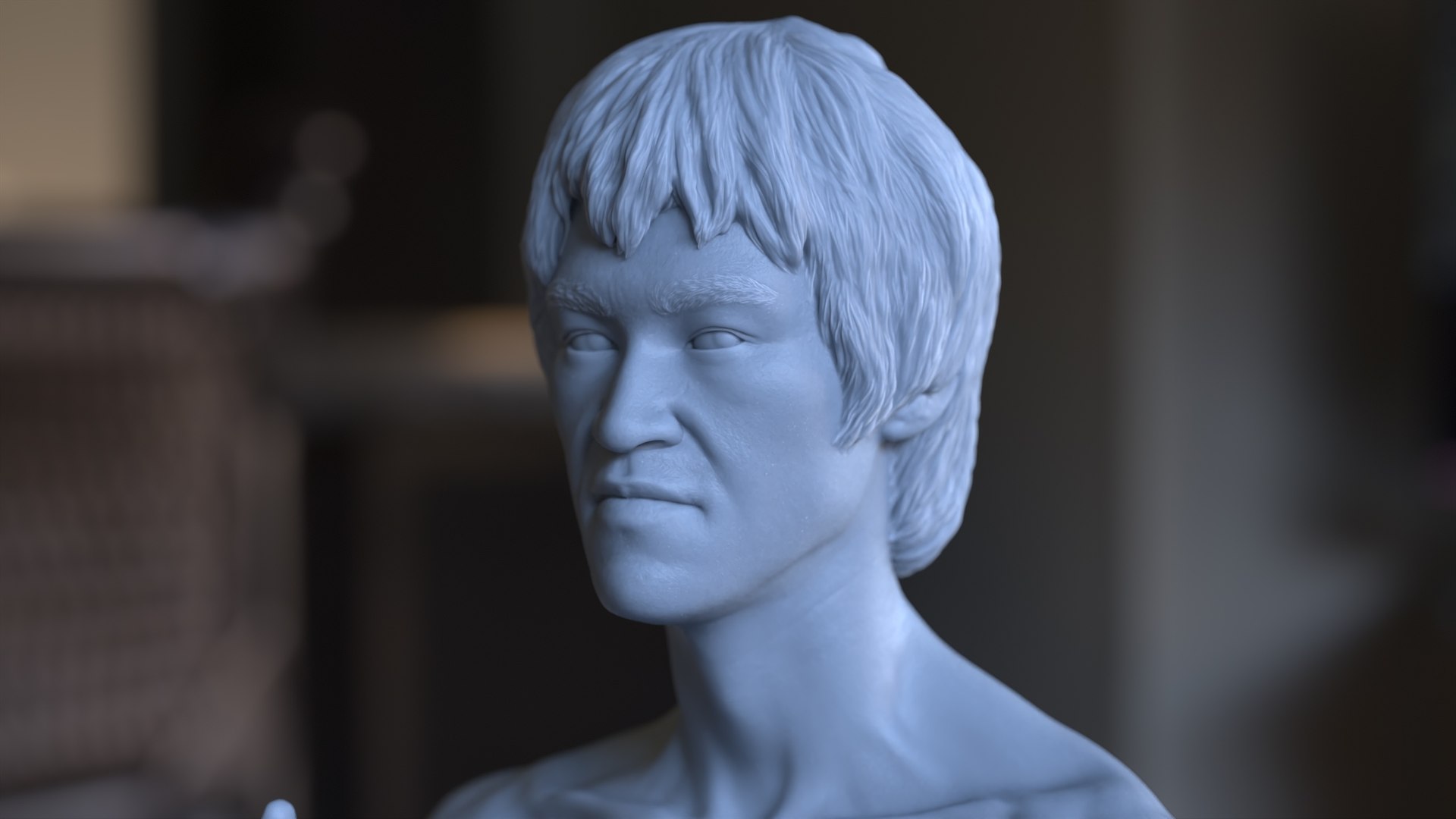 3D модель Bruce Lee 3D Print Ready - TurboSquid 2018081