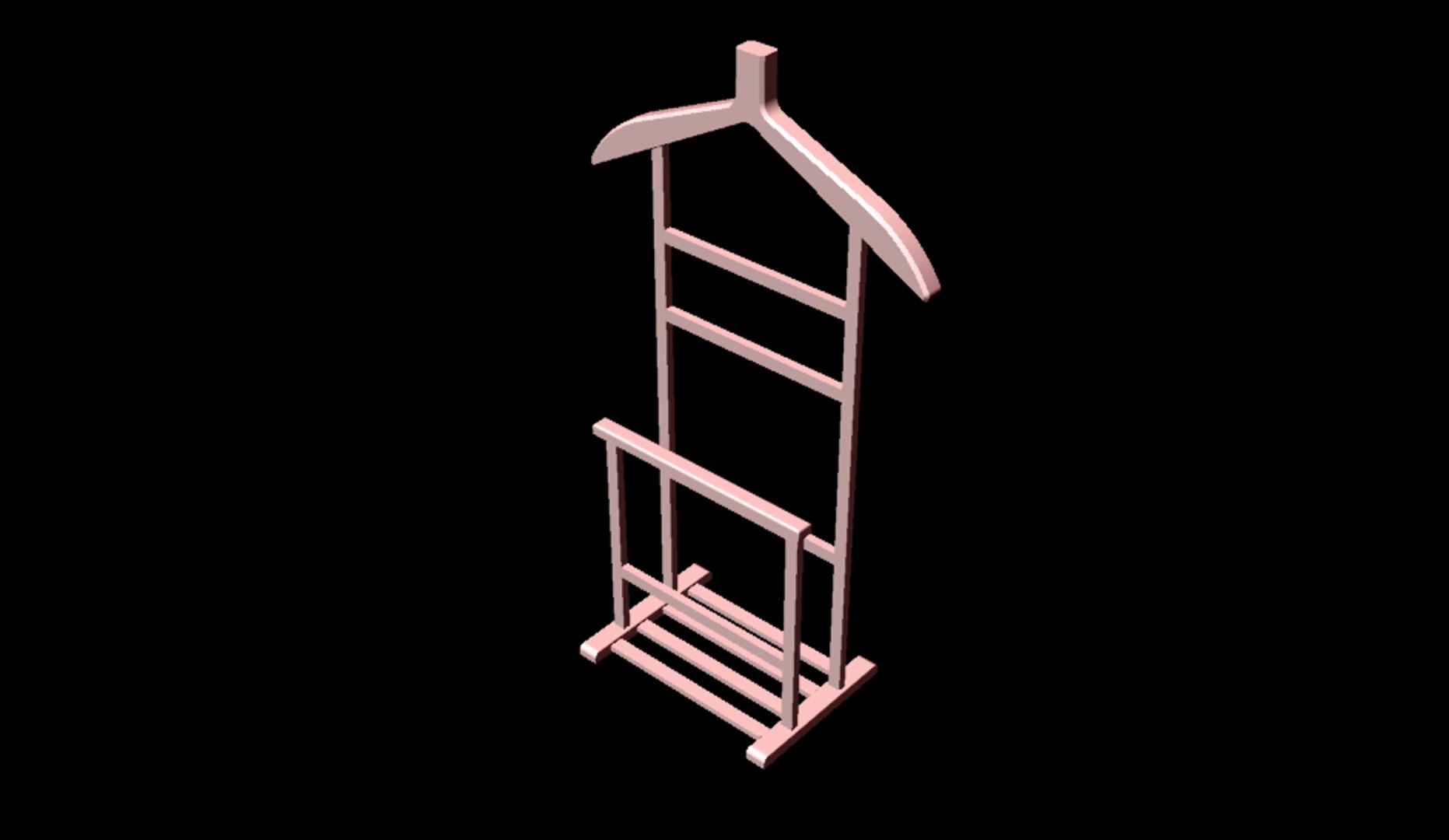 3d model clothes tree
