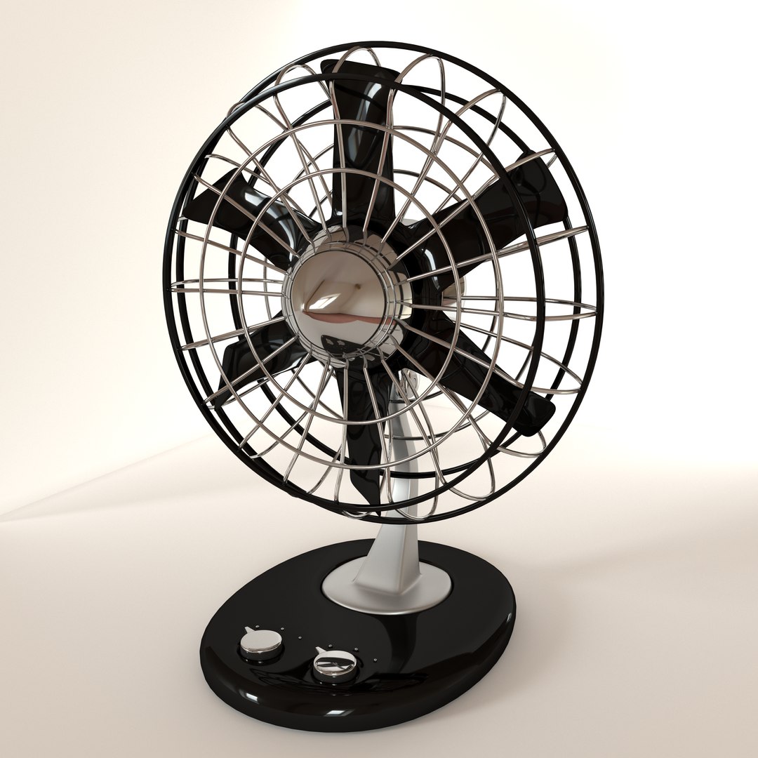 Table fan 3D model - TurboSquid 1176026