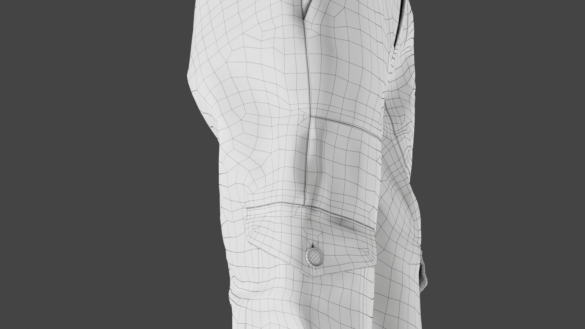 3D Mesh Women S Pants - TurboSquid 1638428