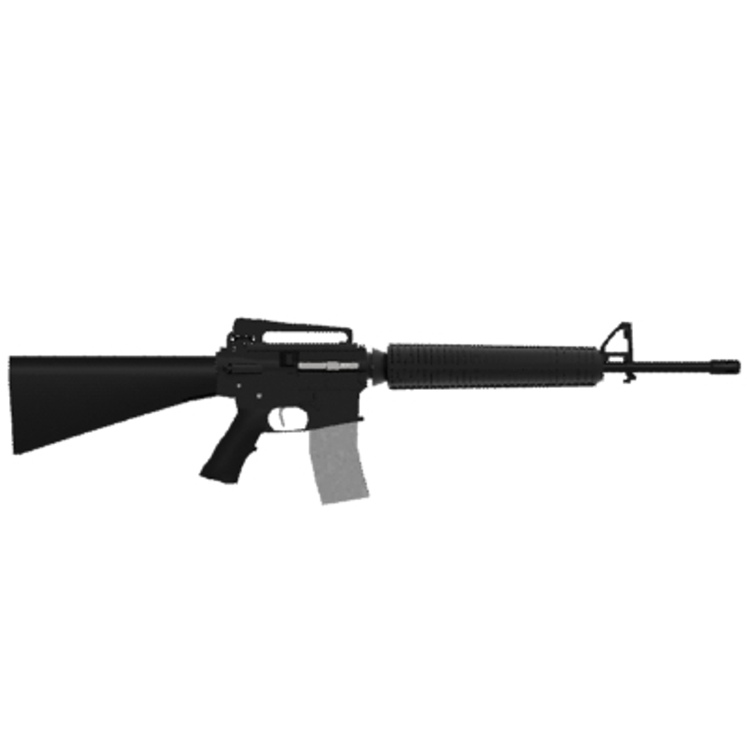 free m16 m16a4 m 3d model