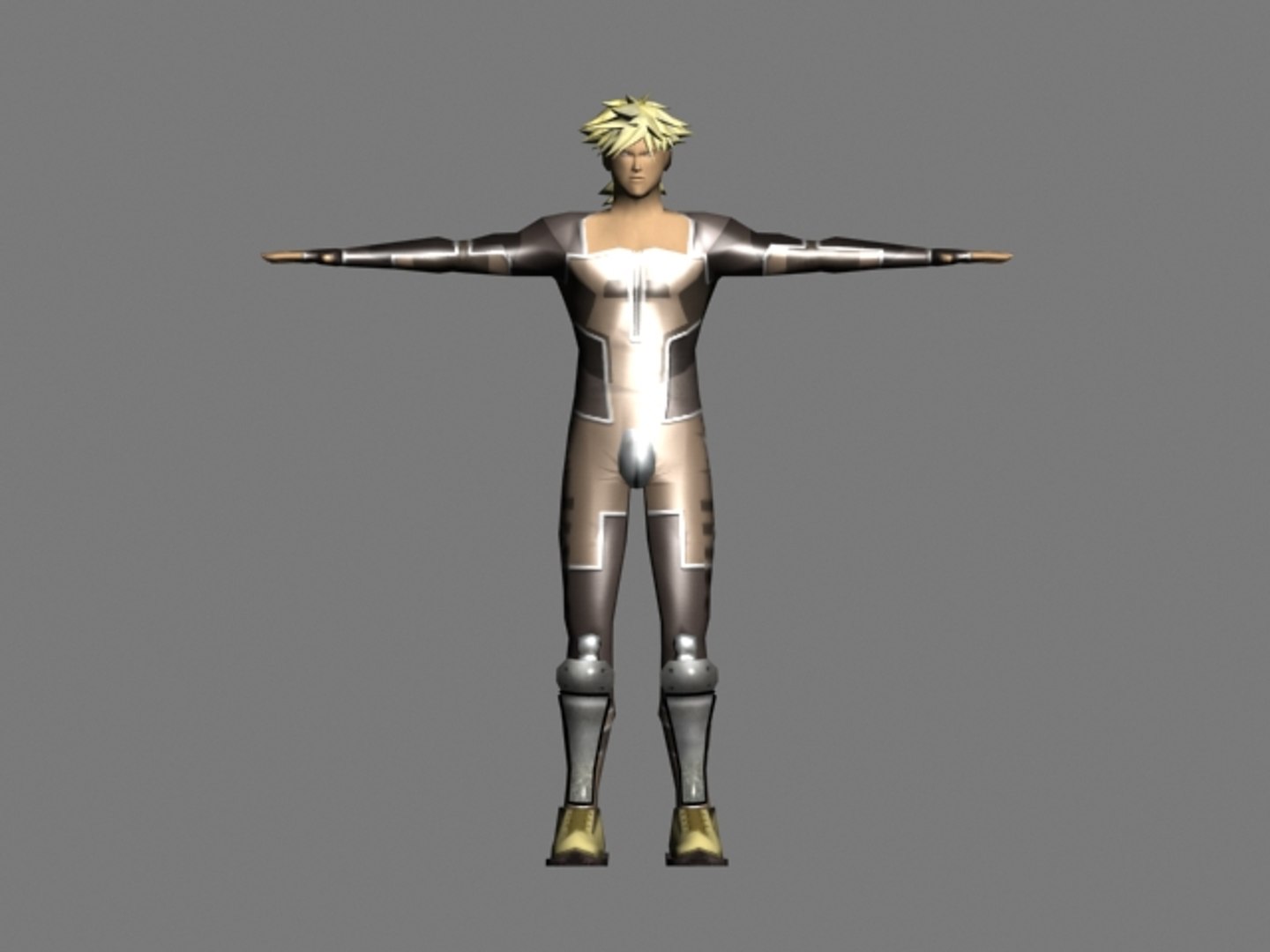 3d Model Ned Male Character