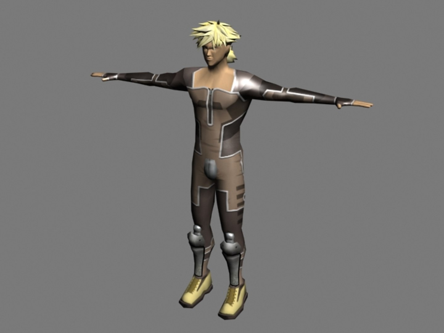 3d Model Ned Male Character