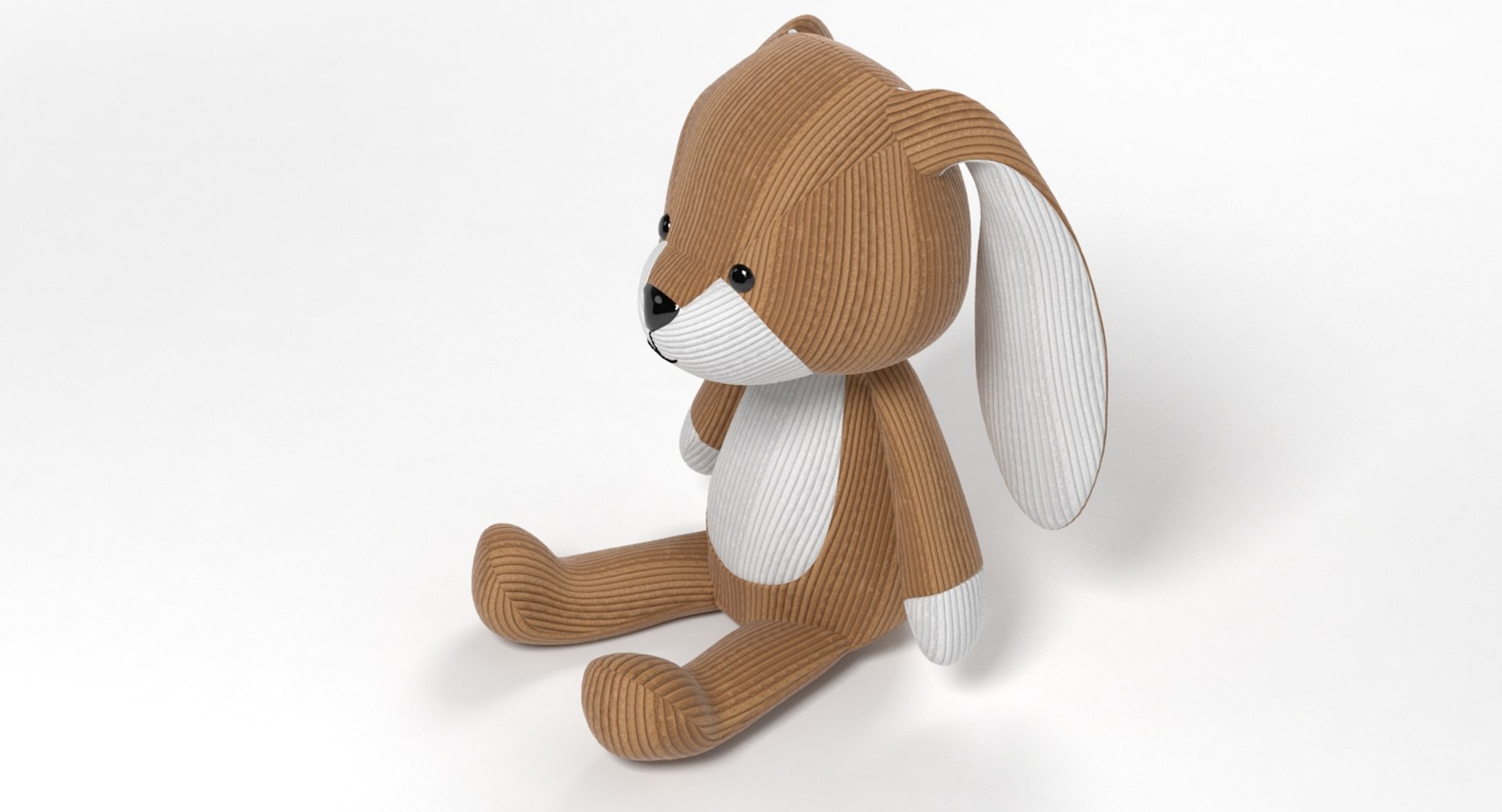 Rabbit Soft Toy 3d Model