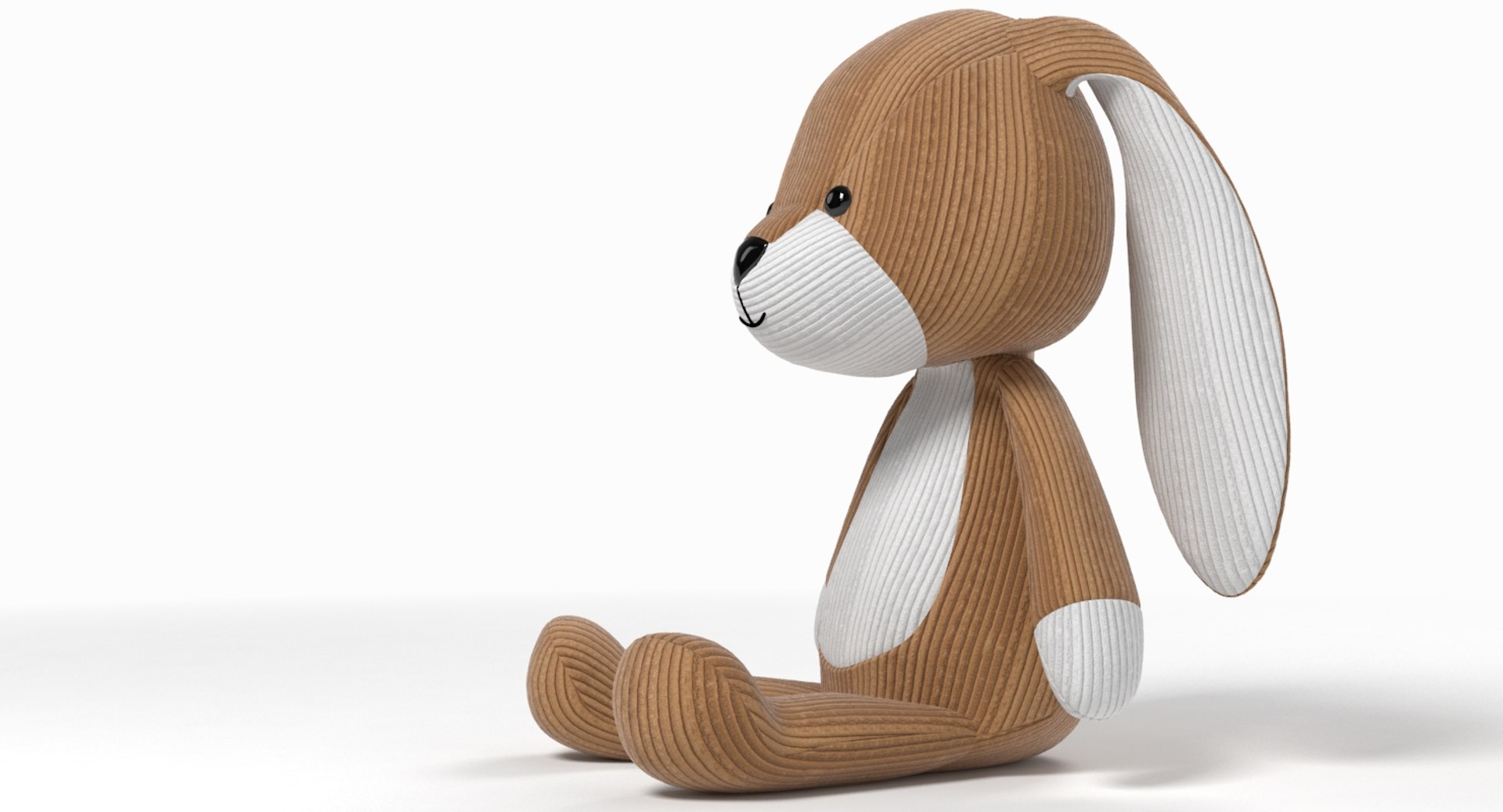 Rabbit Soft Toy 3d Model