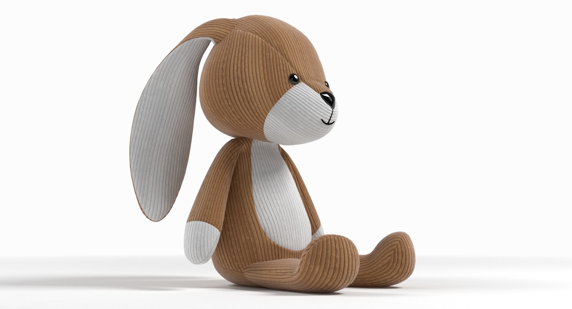 Rabbit Soft Toy 3d Model