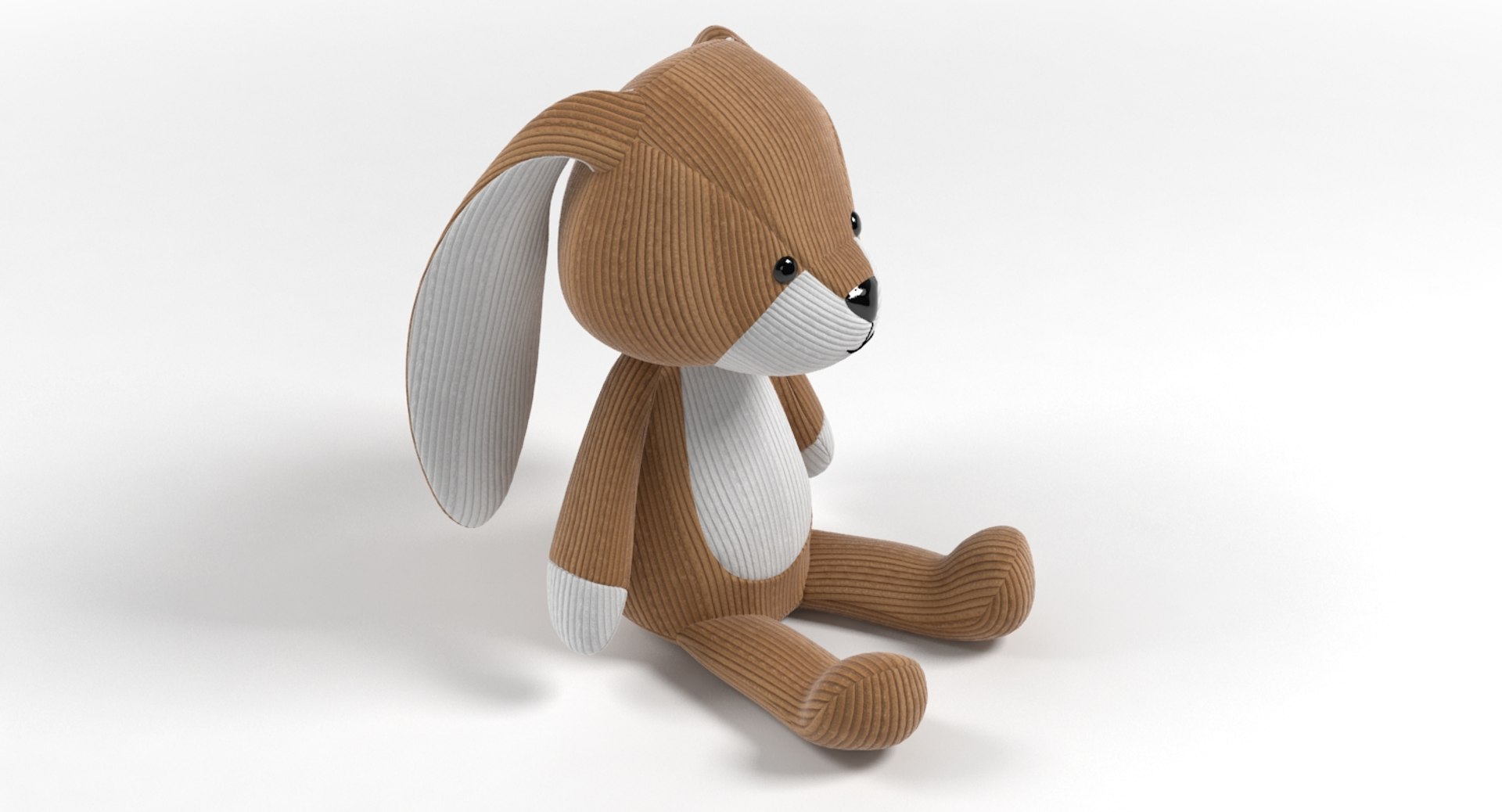 Rabbit Soft Toy 3d Model