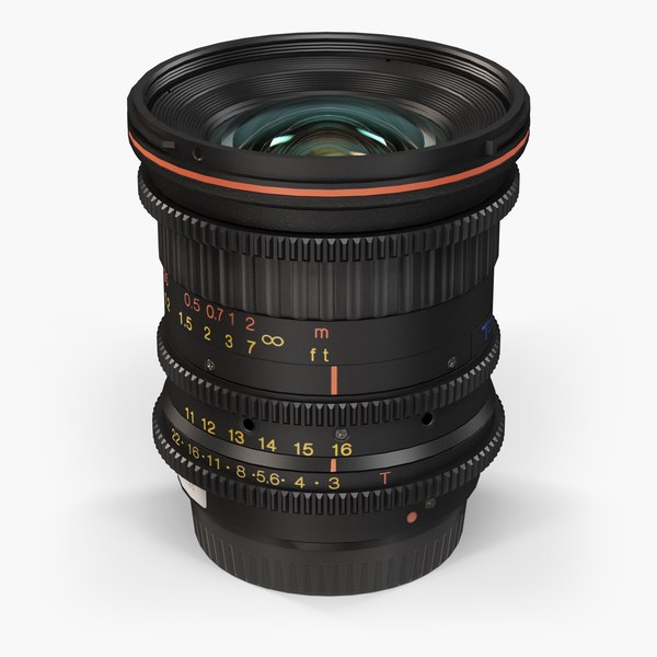 Camera Lens OBJ Models for Download | TurboSquid
