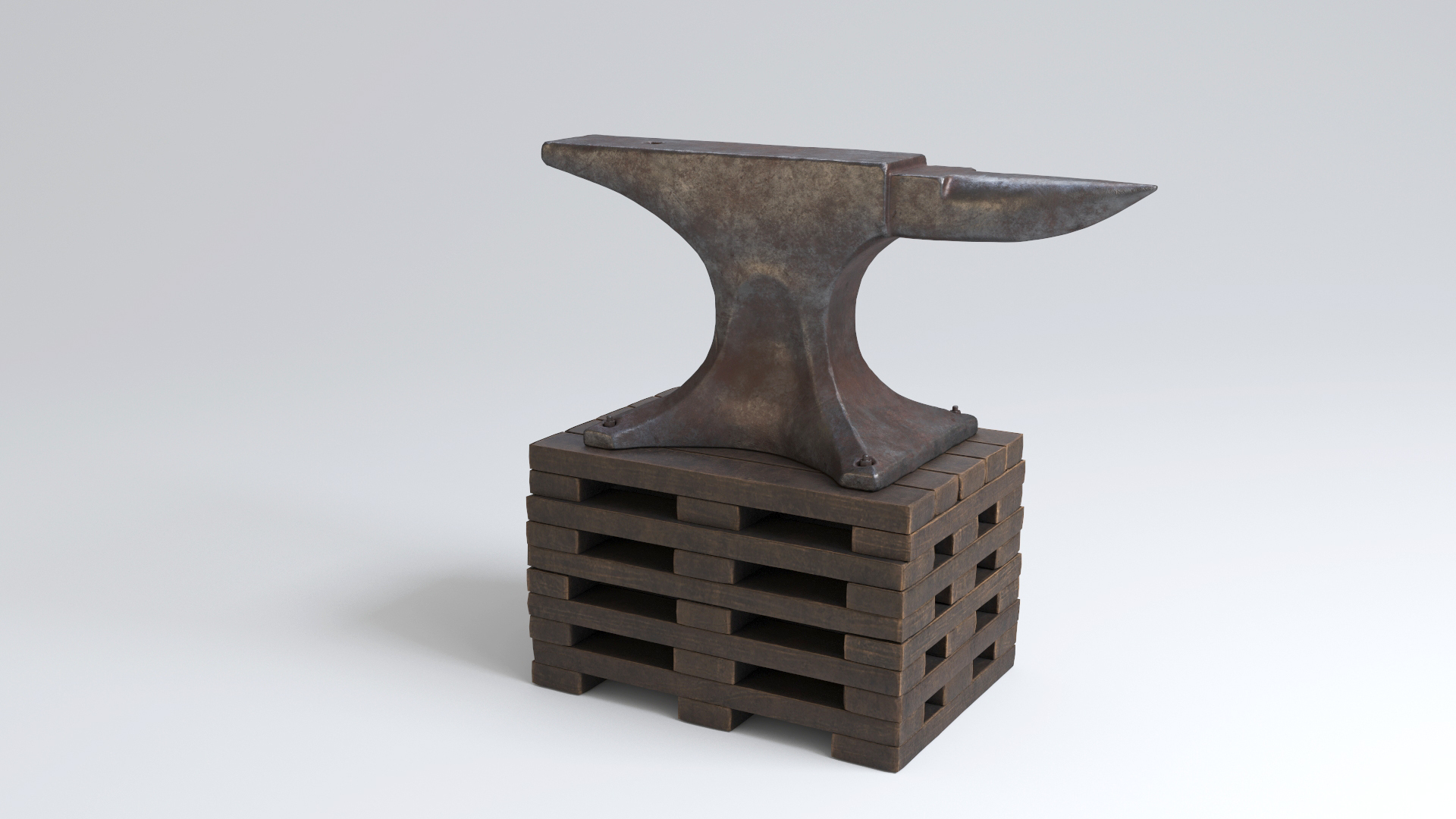 Old anvil 3D model - TurboSquid 1673829