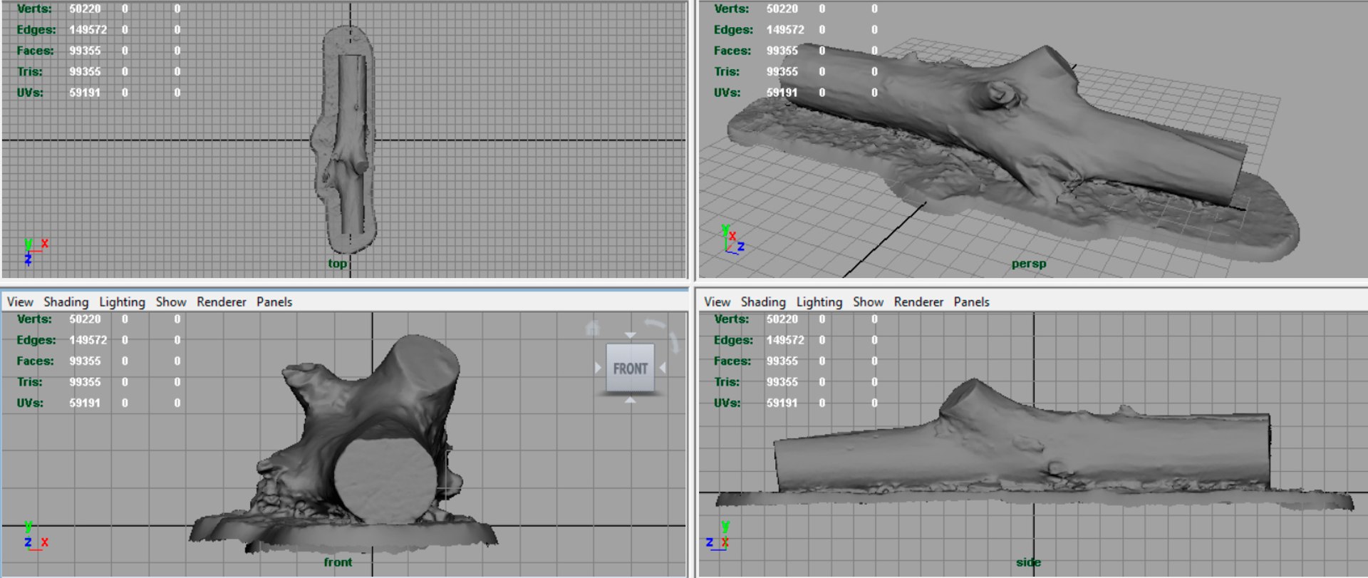 3D Model Dead Trunk - TurboSquid 1160720