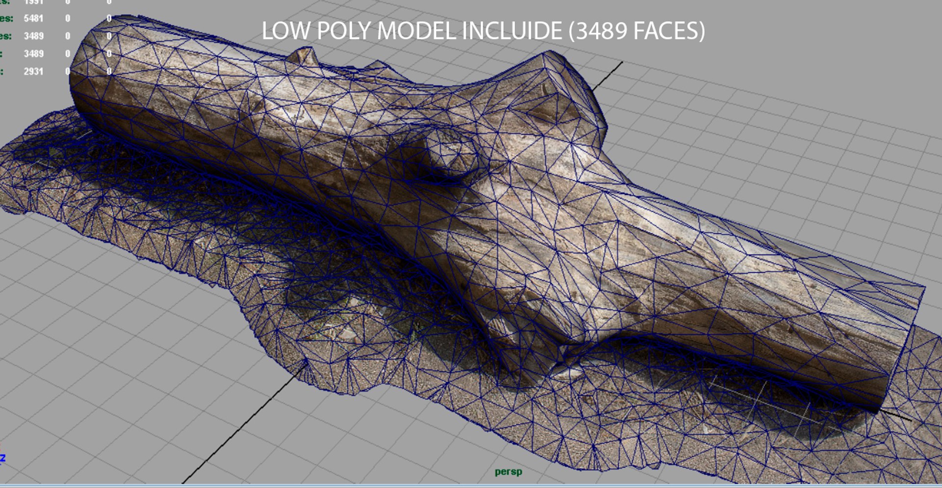 3D Model Dead Trunk - TurboSquid 1160720