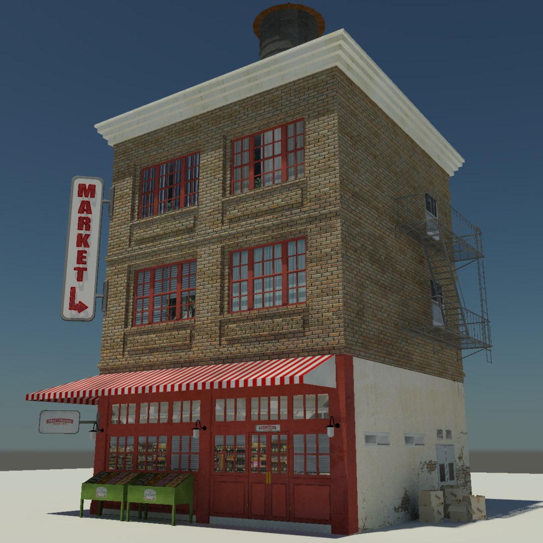 3d mini market