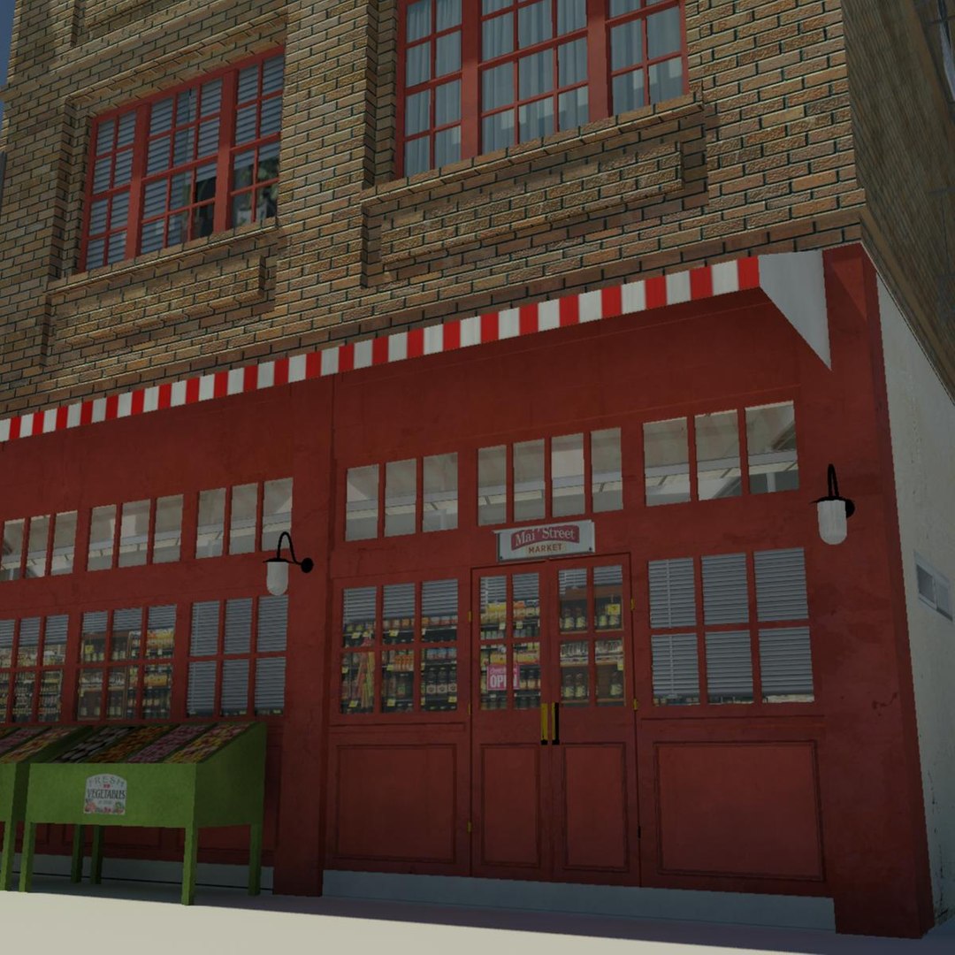 3d mini market