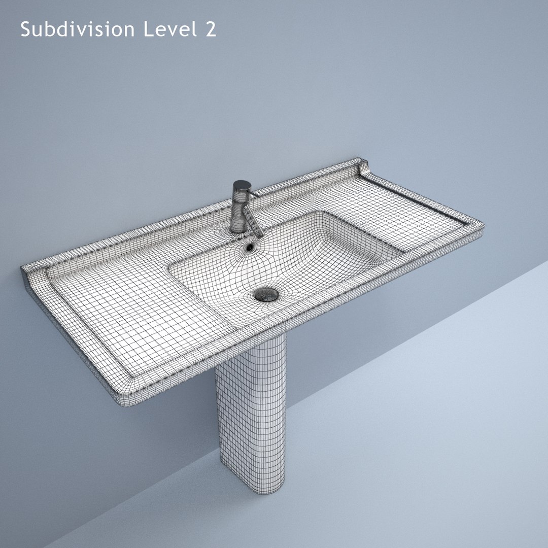 Sink Tap 3d Model
