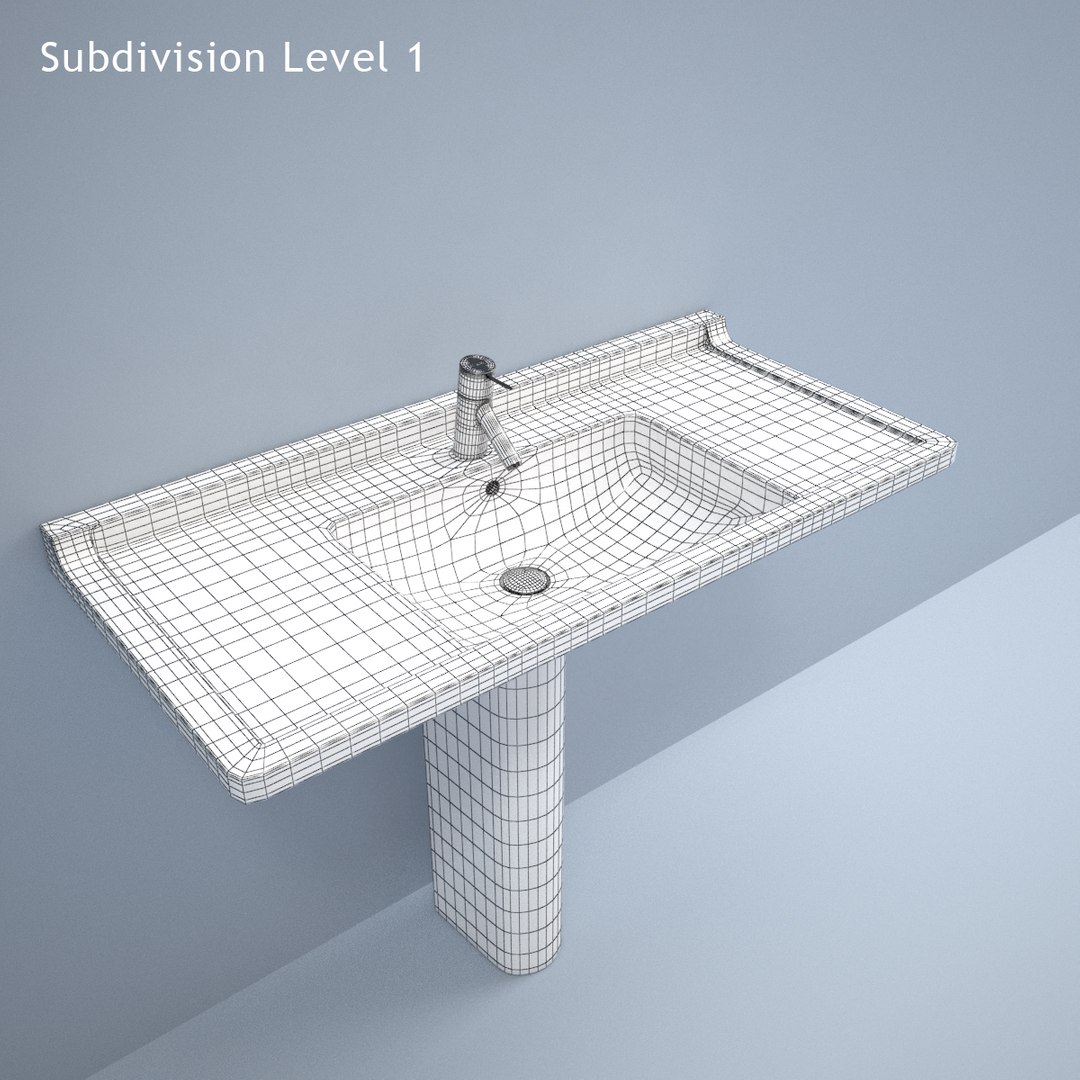 Sink Tap 3d Model