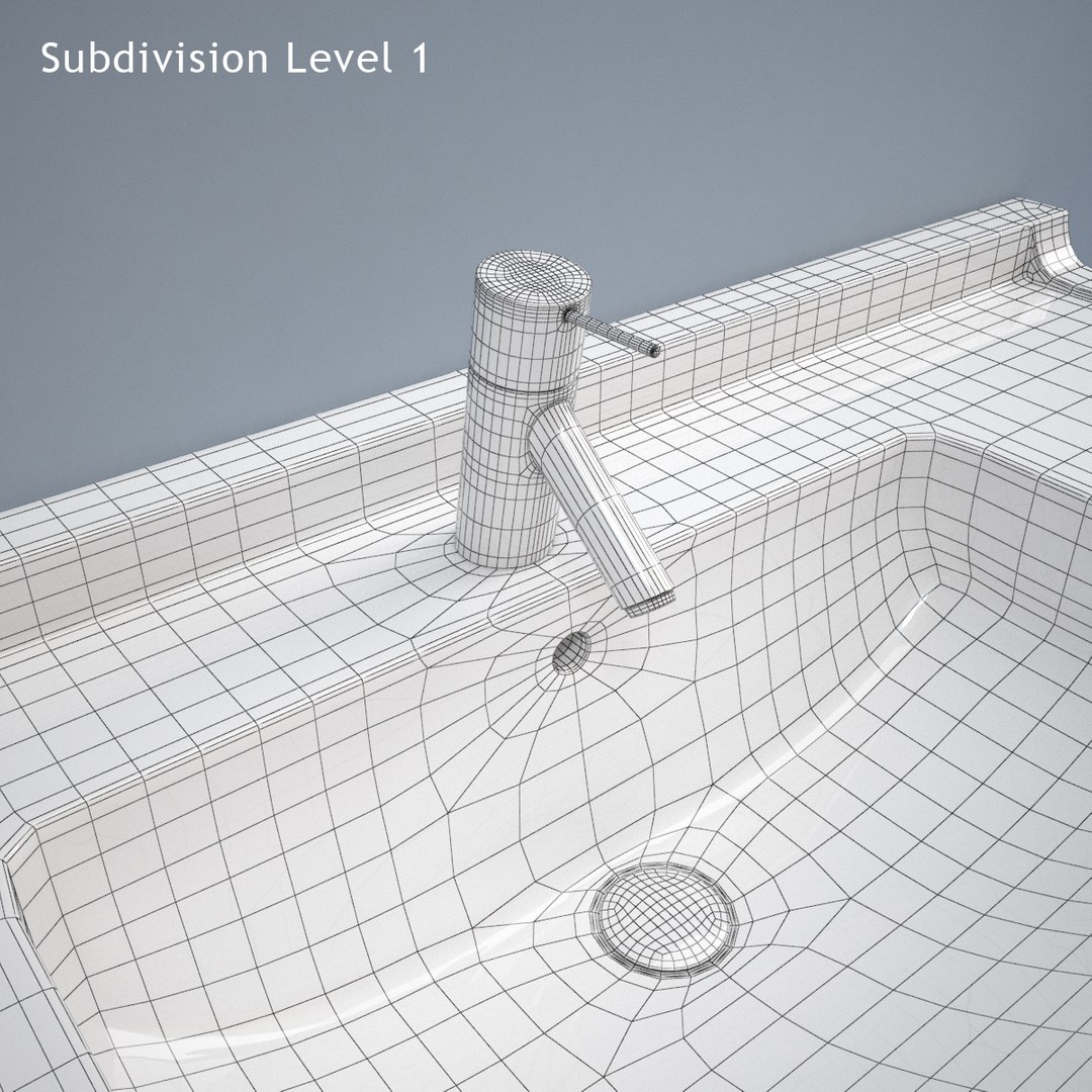 Sink Tap 3d Model