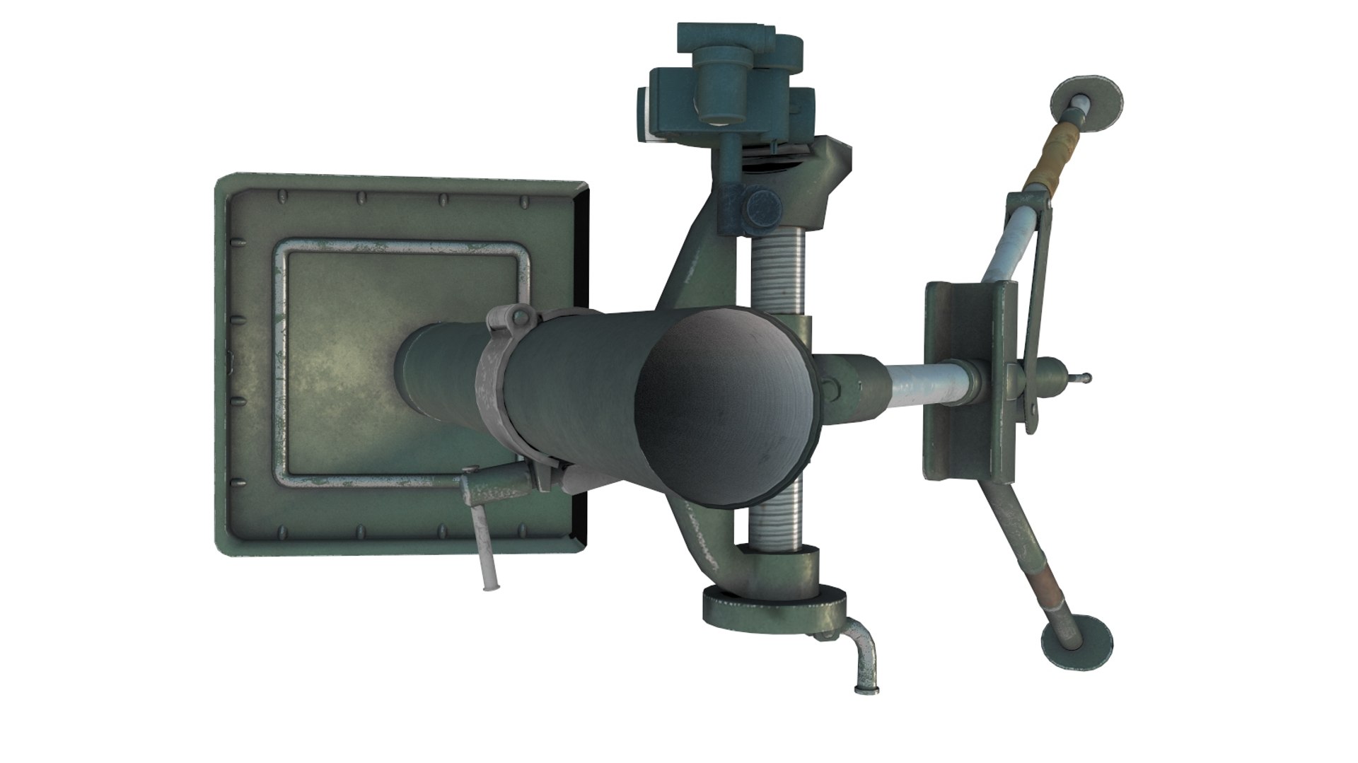 3d M57 60mm Mortar Model